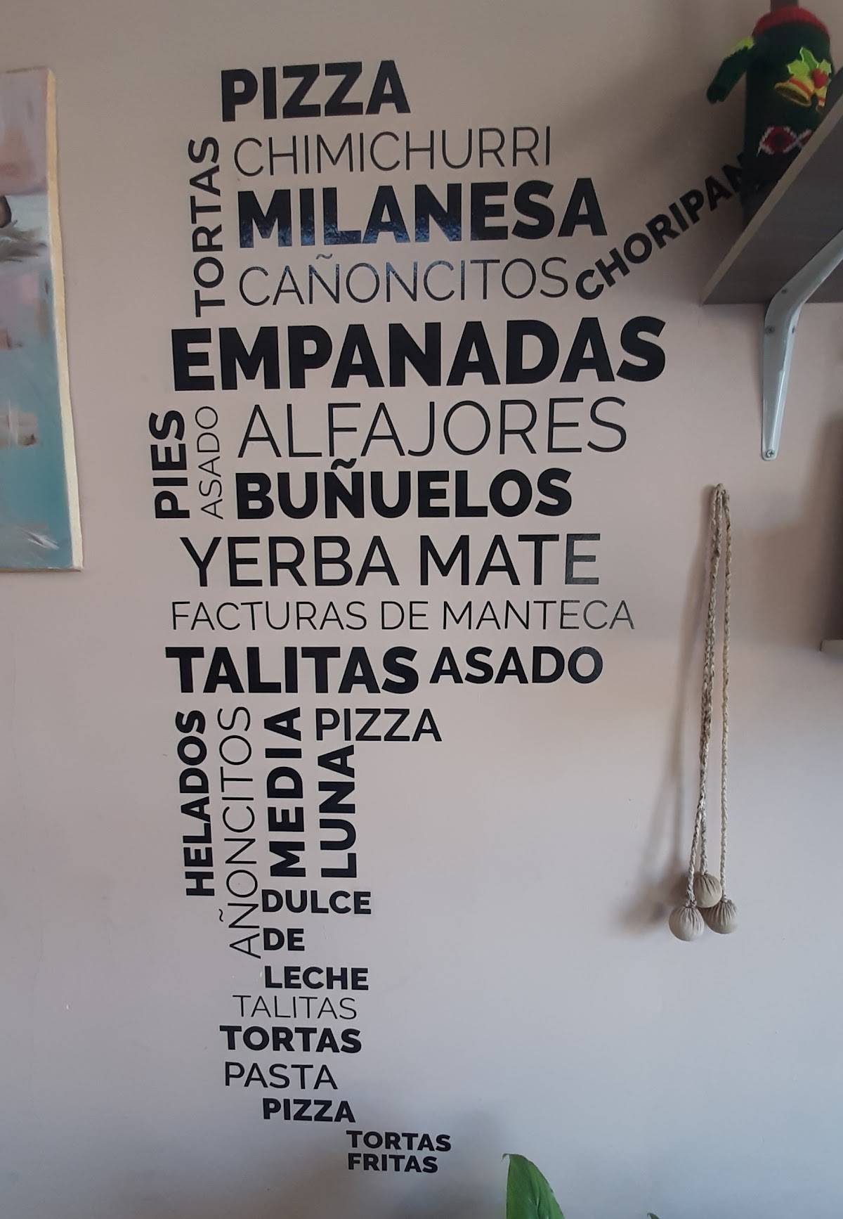 Carta del restaurante El toke Argentino, Saltillo