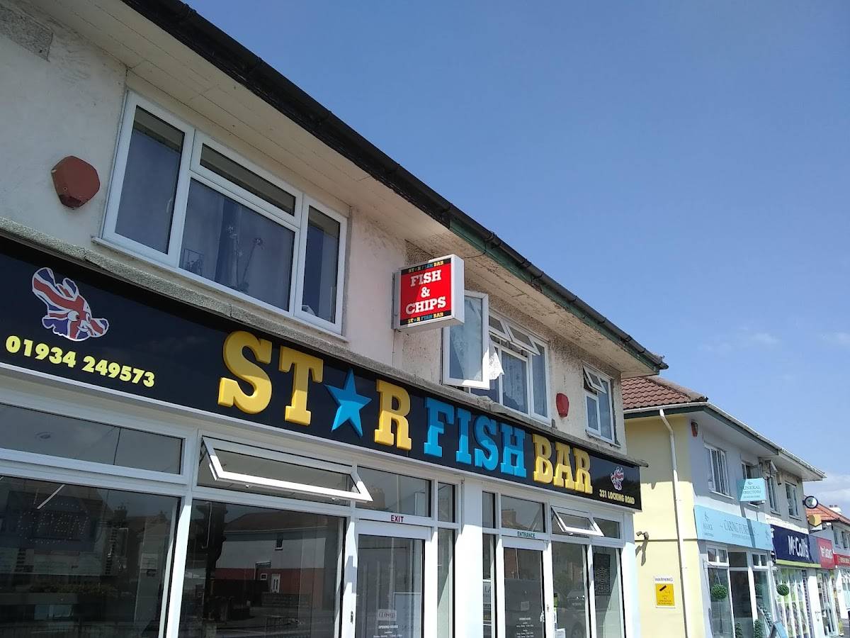 Menu at Star Fish Bar, Weston-super-Mare