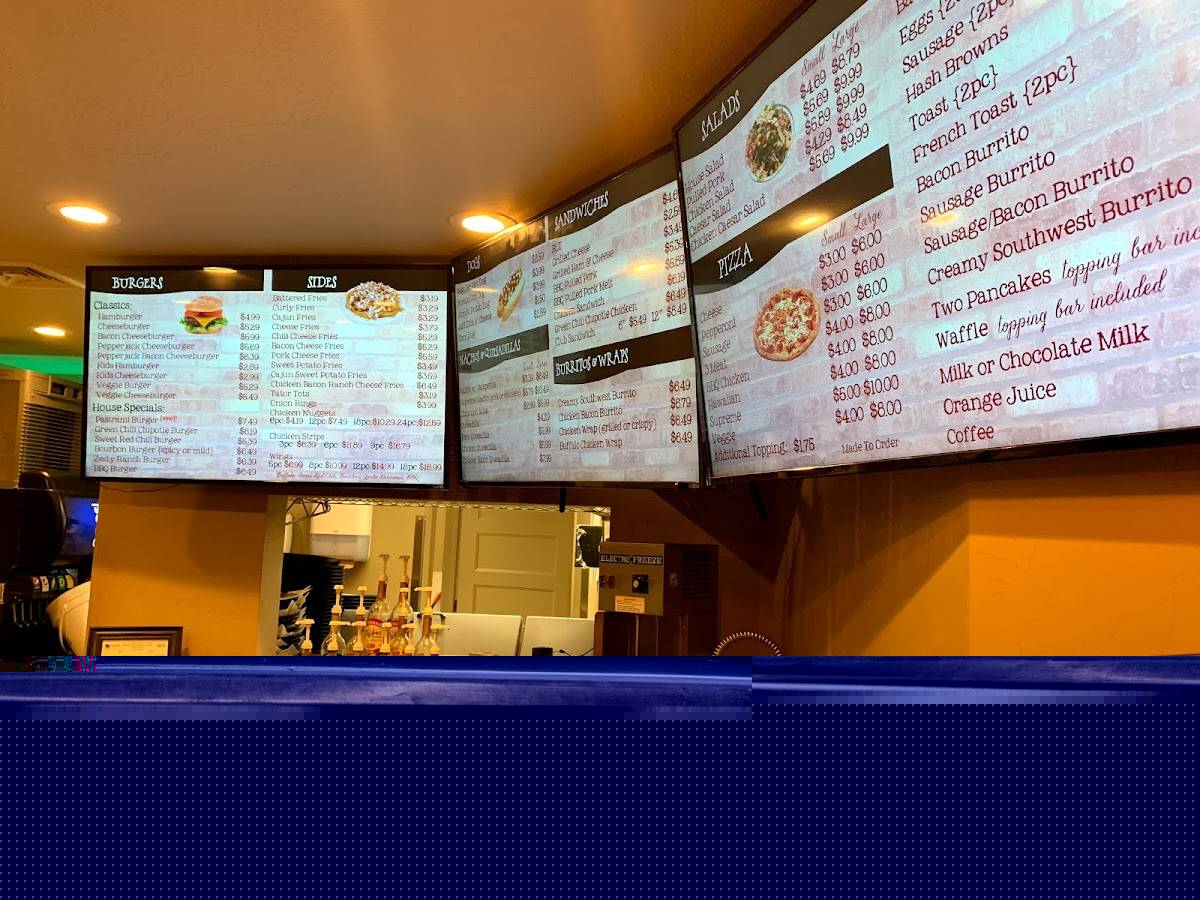 Menu at The IceBox Grill fast food, Ivins