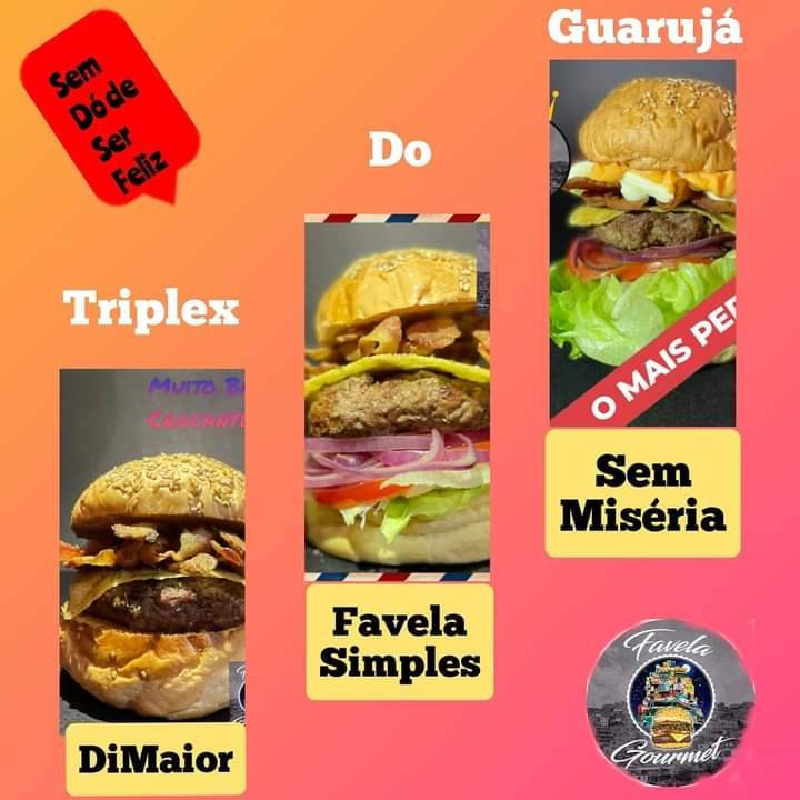 Menu em Favela Gourmet Burger restaurante, Araraquara