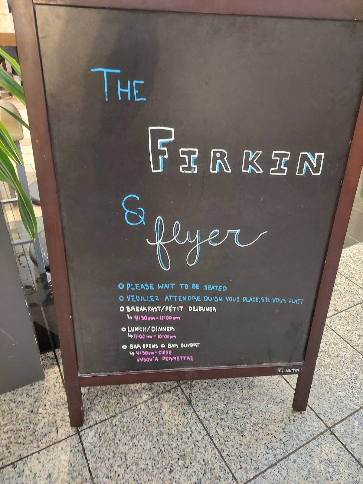Menu at Firkin and Flyer pub & bar, Goffs