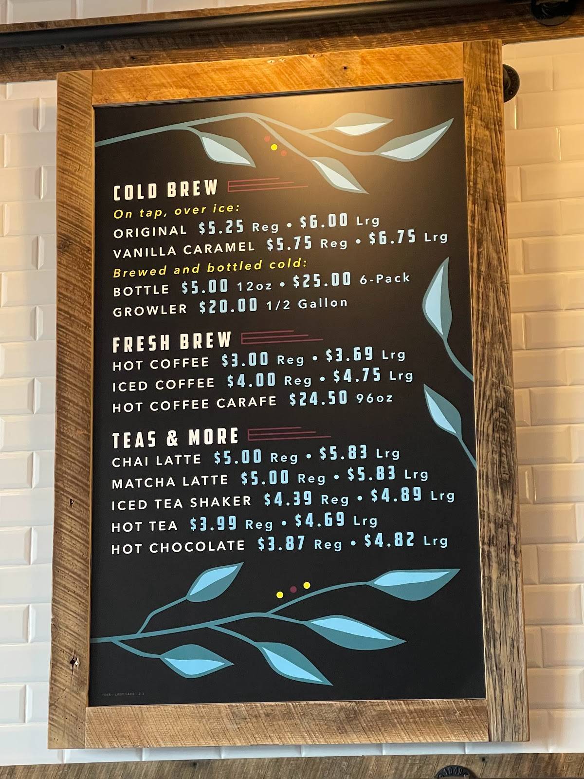 Menu at Foxtail Coffee Co - Lady Lake restaurant, Lady Lake