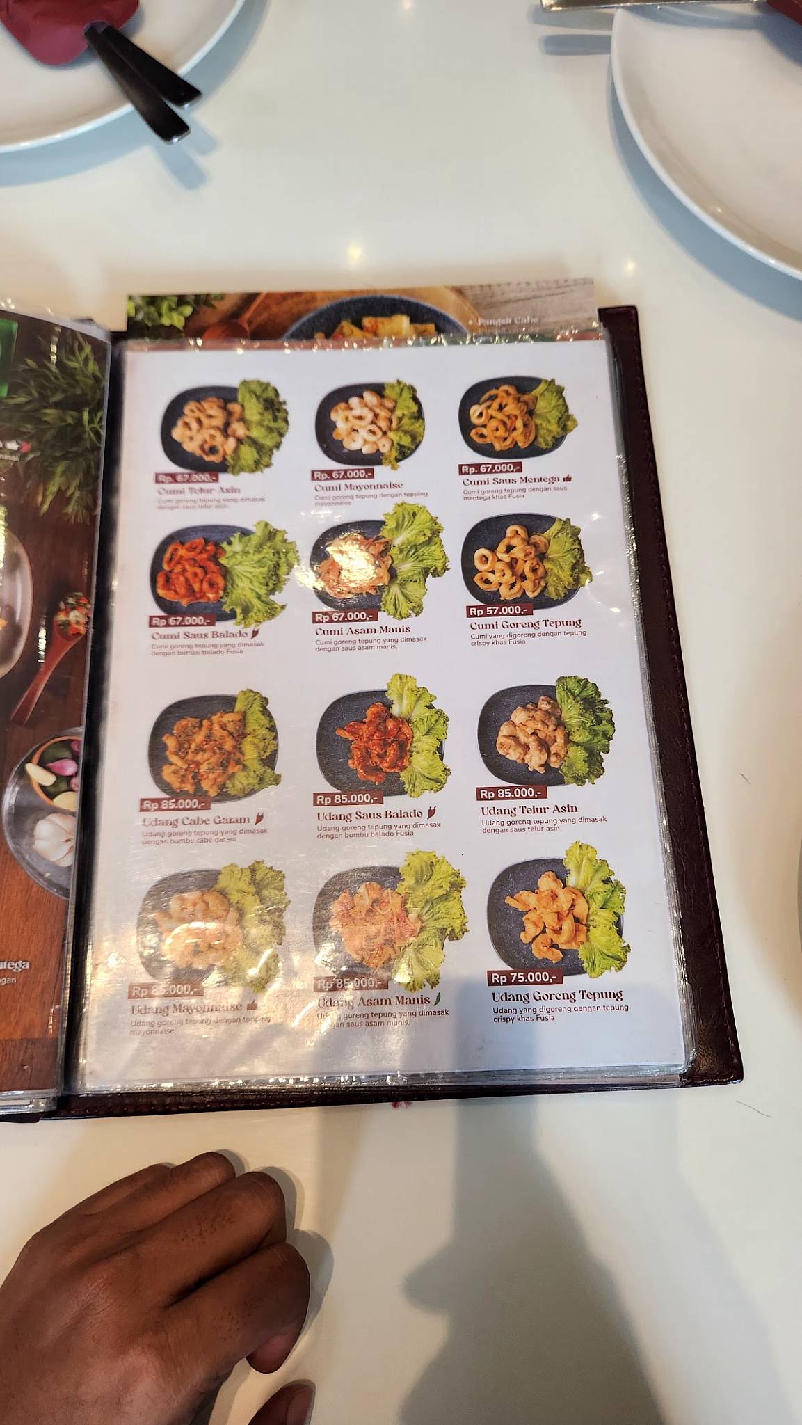 Carta de Fusia Restaurant - Kendangsari, Surabaya, Jl. Raya Kendangsari ...