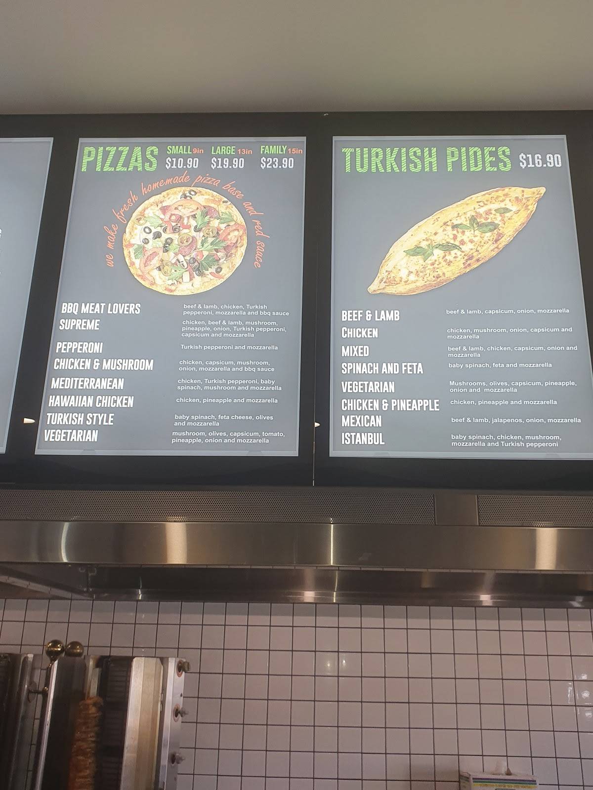 Menu at Mozaik Mediterranean Taste (Fusion Plus) fast food, South Toowoomba