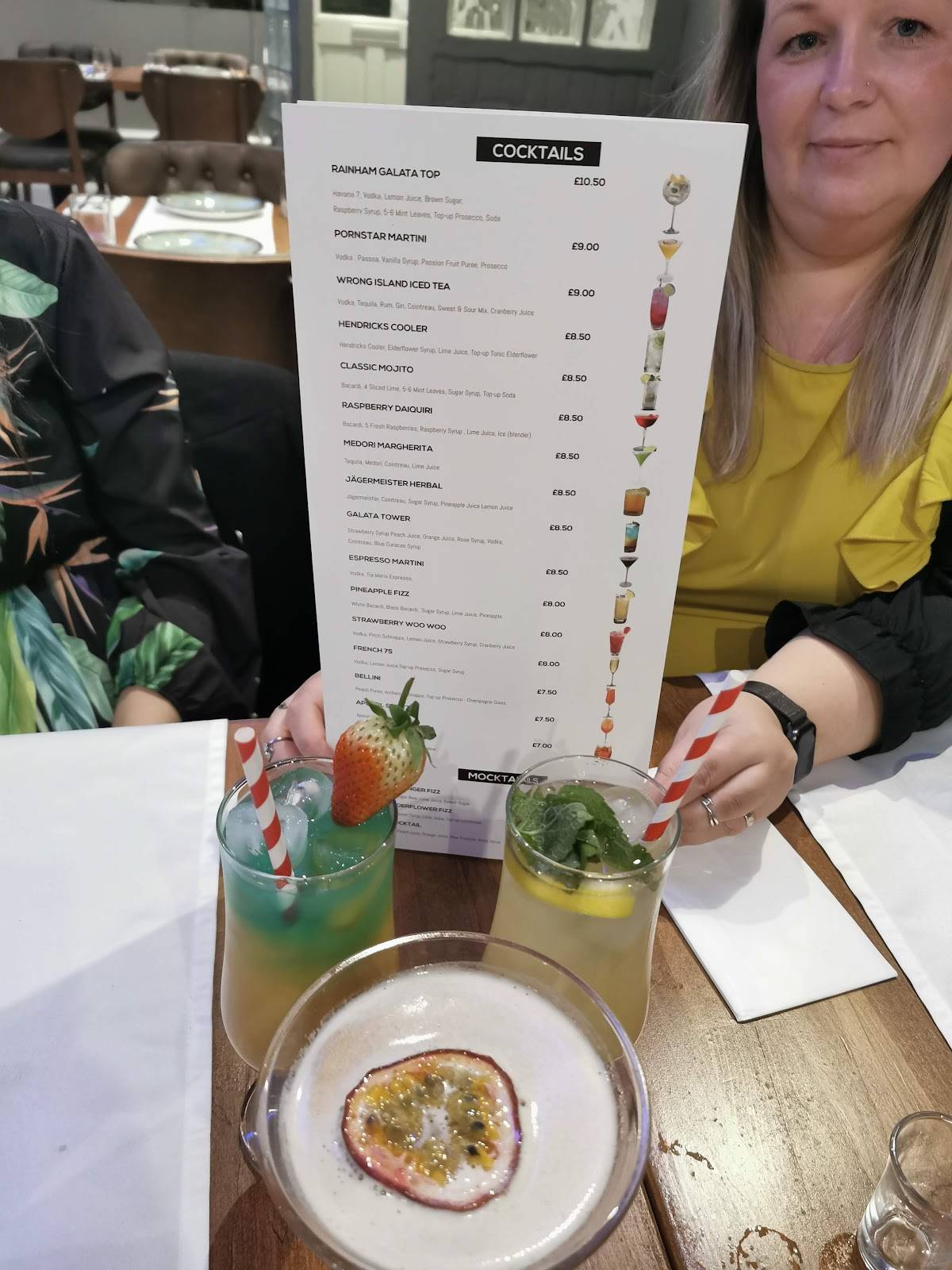 Menu at Galata Mezze Restaurant & Bar, Rainham