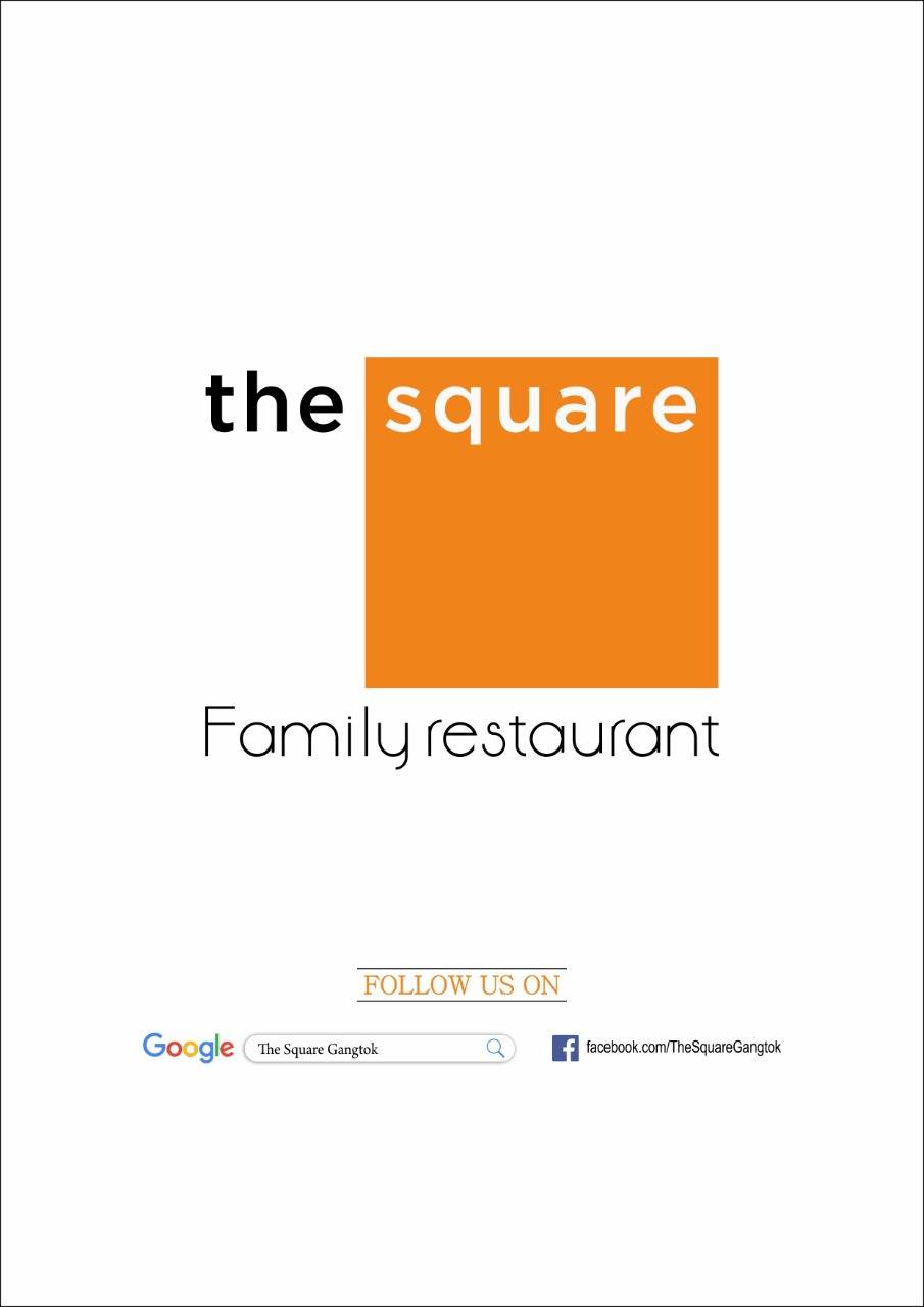 Menu at The Square Family Restaurant and Bar, Gangtok, Mahatma Gandhi Marg