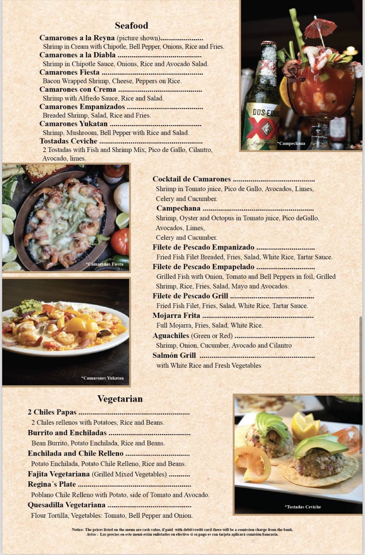 Menu at Garely's Mexican Restaurant Odessa # 2, Odessa