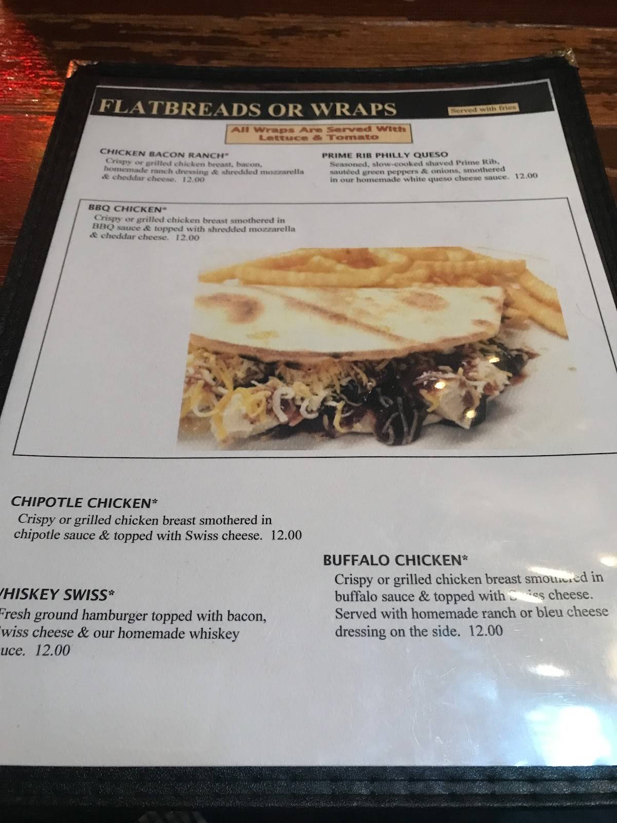 Menu at Gasthaus Bar & Grille, Cherokee