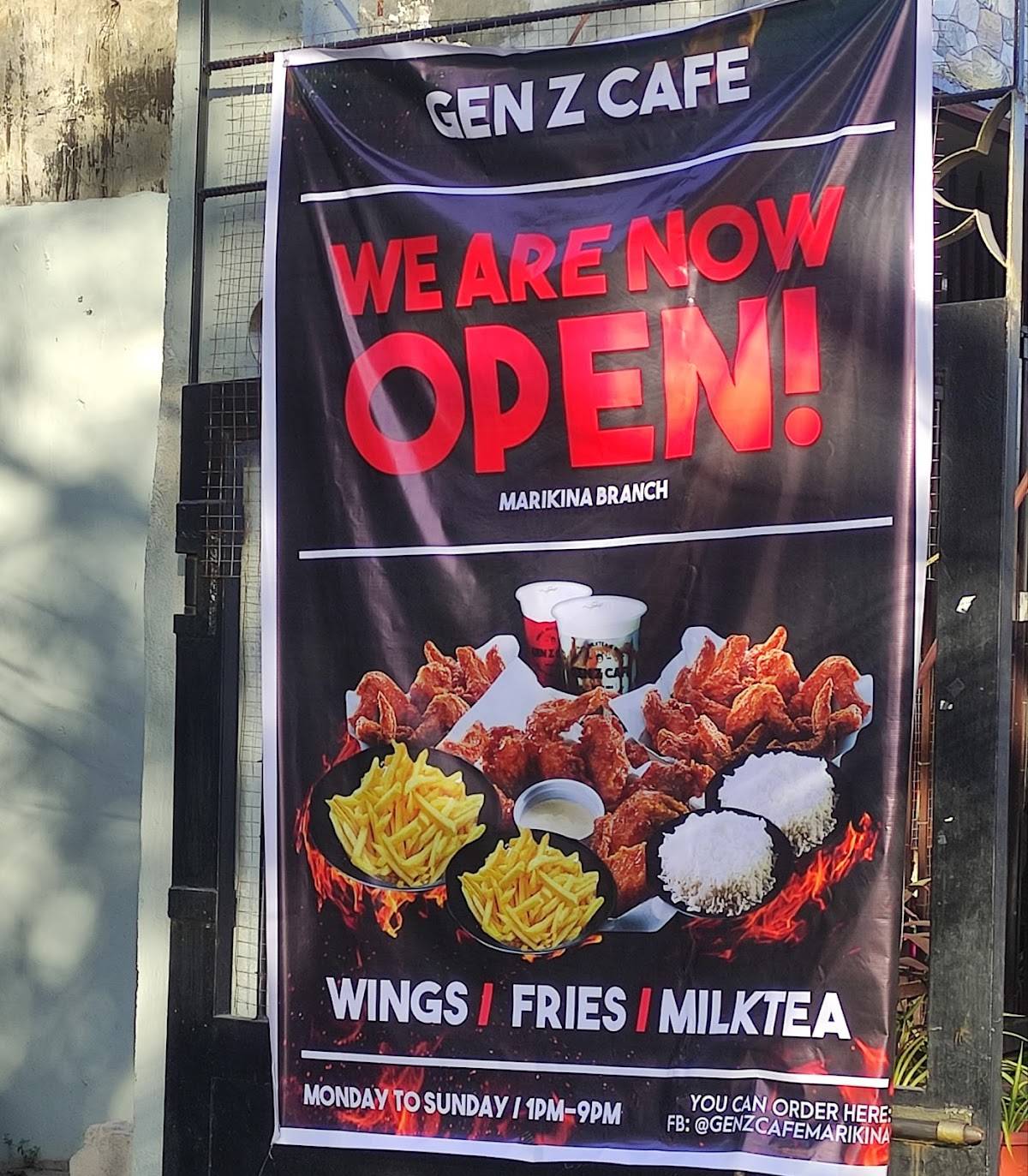 Menu at Gen Z Cafe - Marikina, Marikina