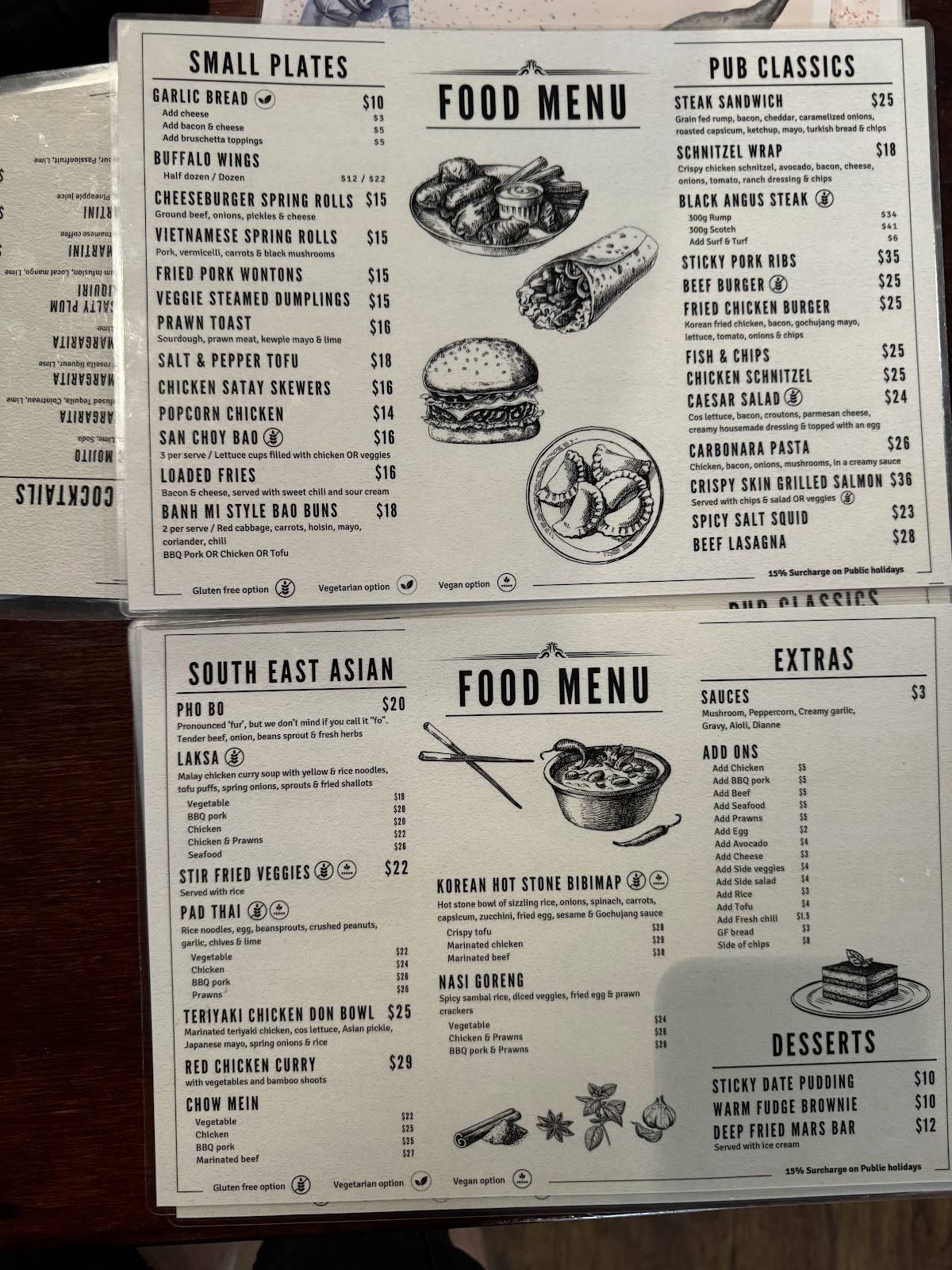 Menu at Good Times Bar & Grill, Farrar