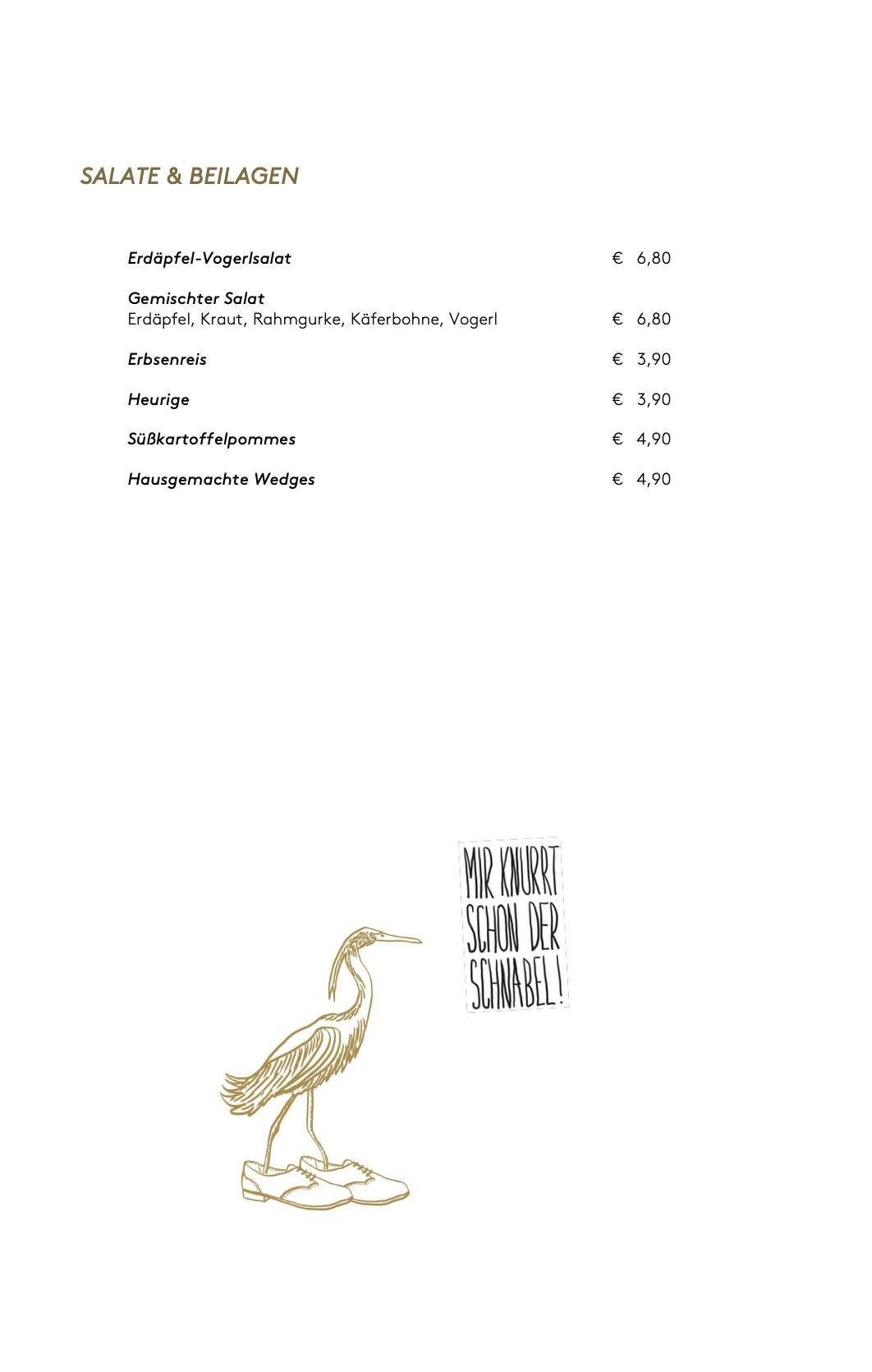 Speisekarte von Aiola im Schloss restaurant, Graz