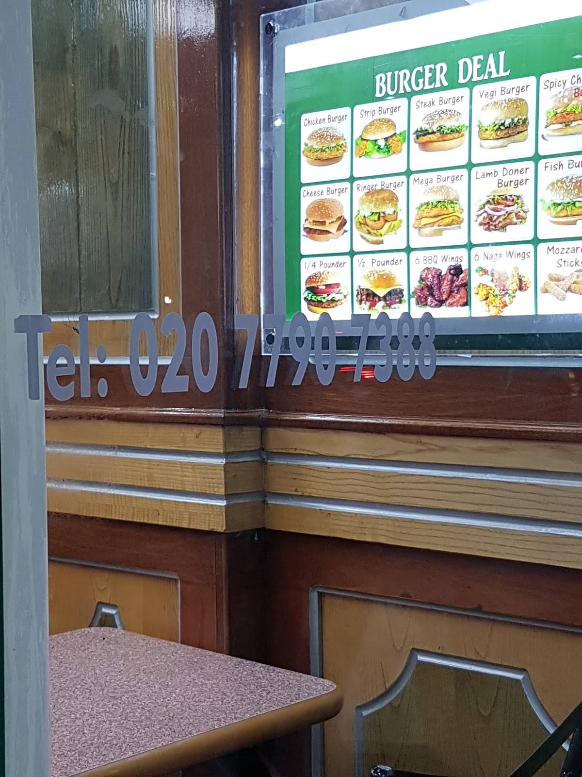 Menu at Green Pepper Stepney Green restaurant, London