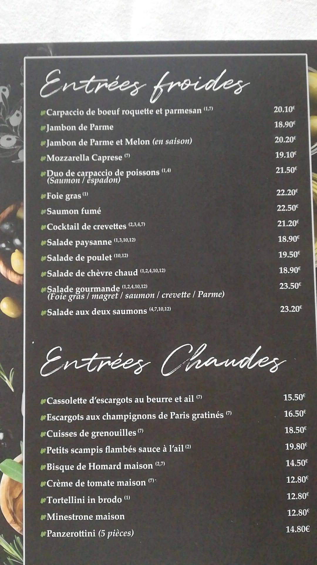 Speisekarte von Gregorius restaurant, Kayl