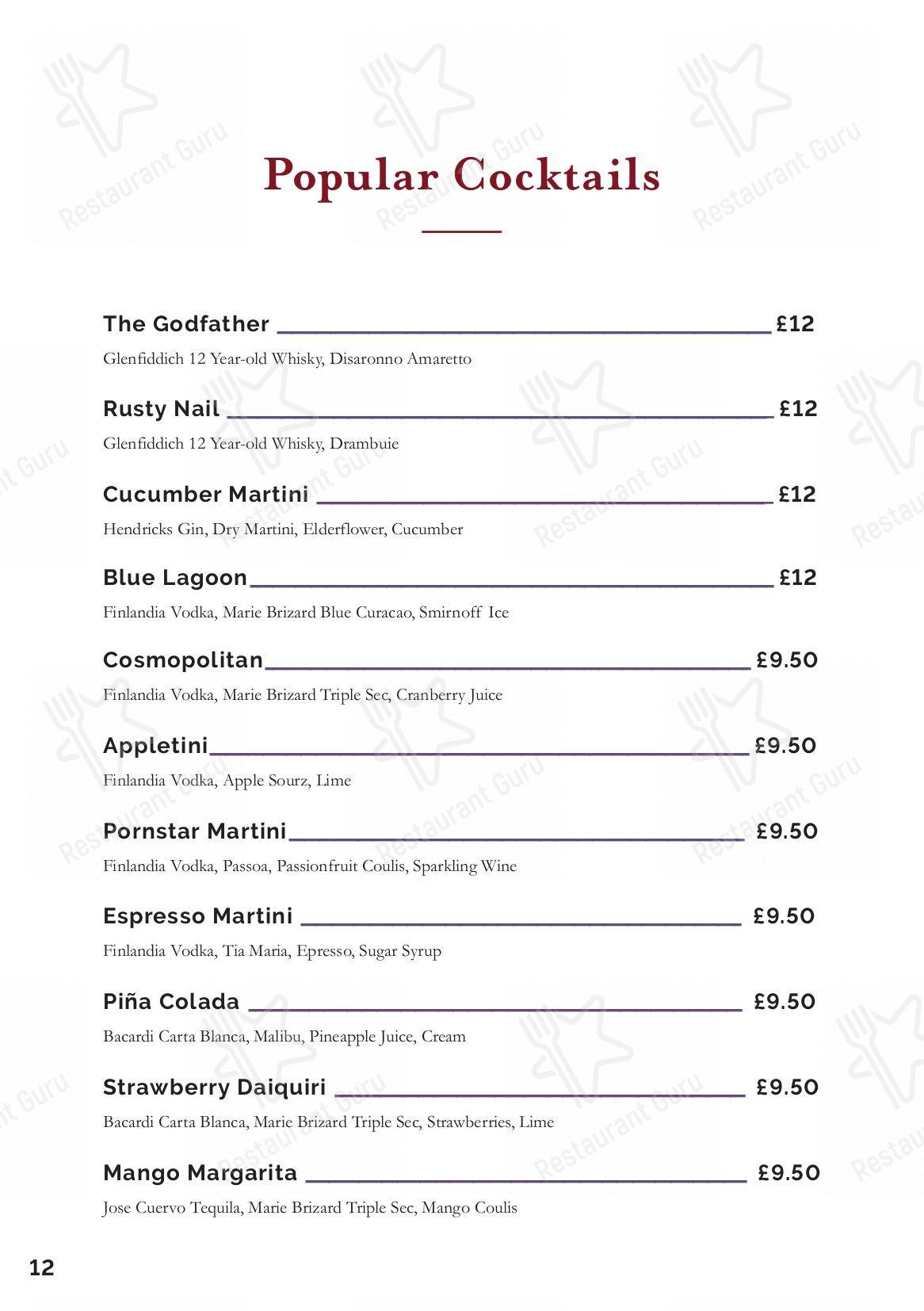 Menu at Smiths at Gretna Green Hotel pub & bar, Gretna
