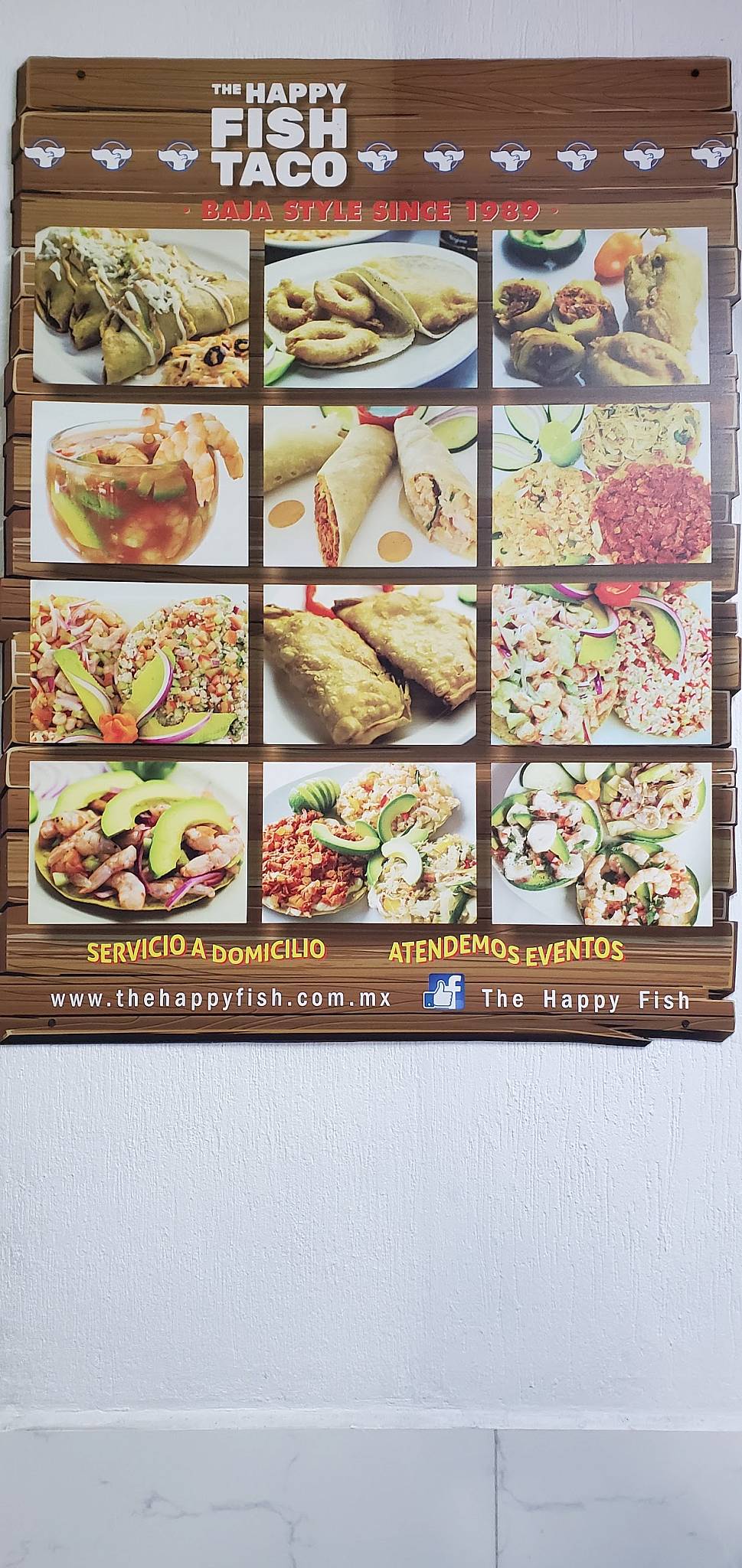 Carta del restaurante THE HAPPY FISH, Guadalajara, Calzada del Águila 878