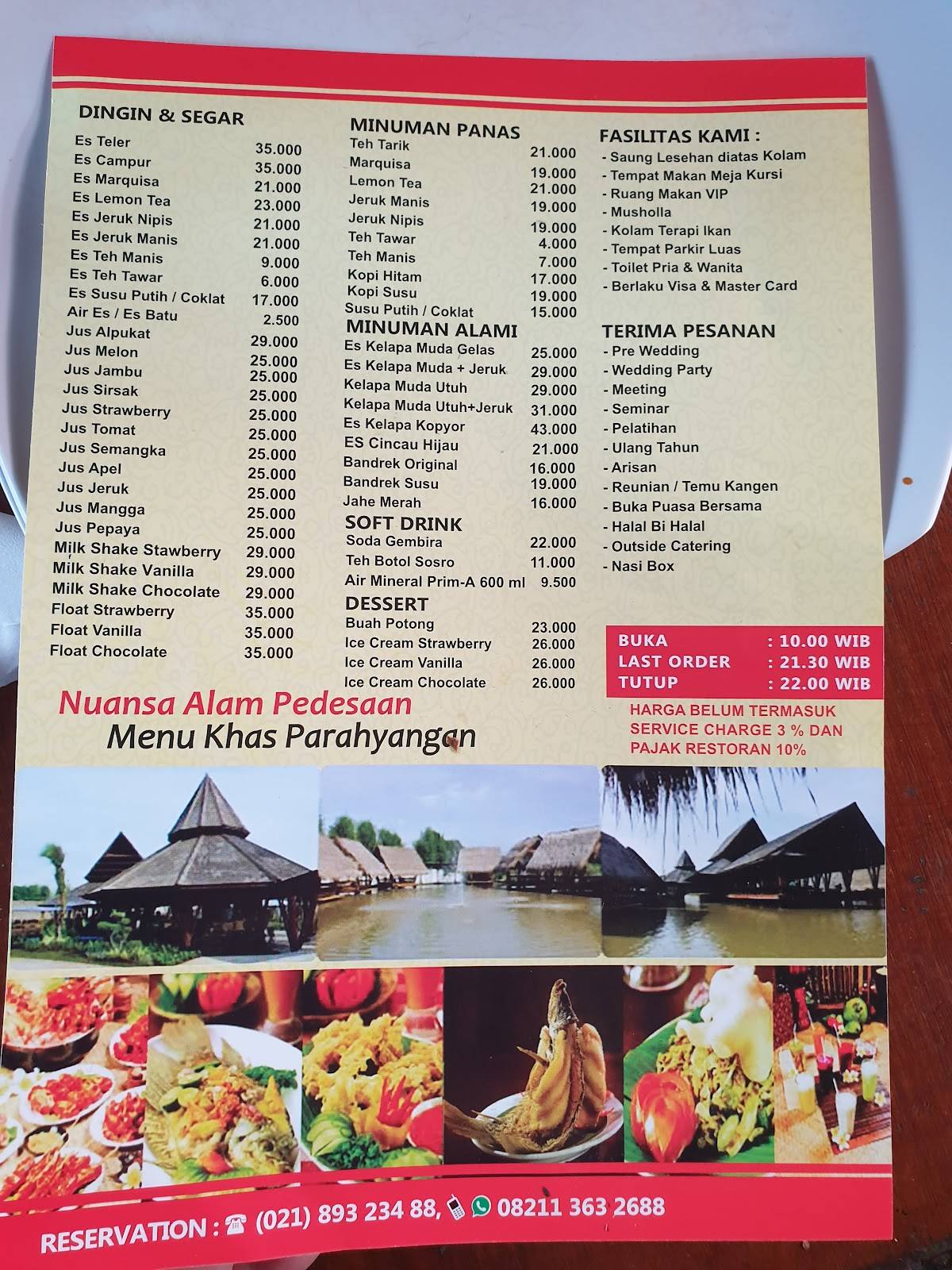Menu at Gubug Makan Mang Engking Cikarang restaurant, Bekasi Regency