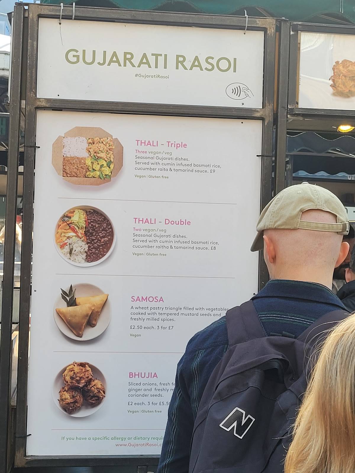 Menu at Gujarati Rasoi - Kitchen restaurant, London, 58 Riley Rd
