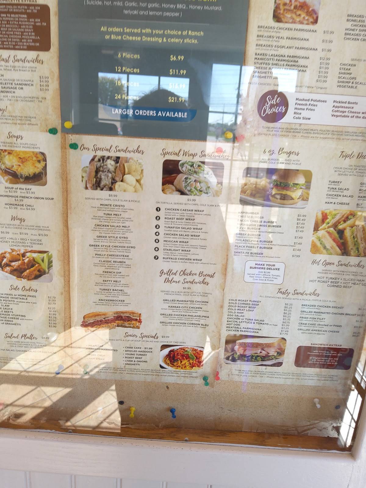 Menu at Hampden Diner restaurant, Mechanicsburg