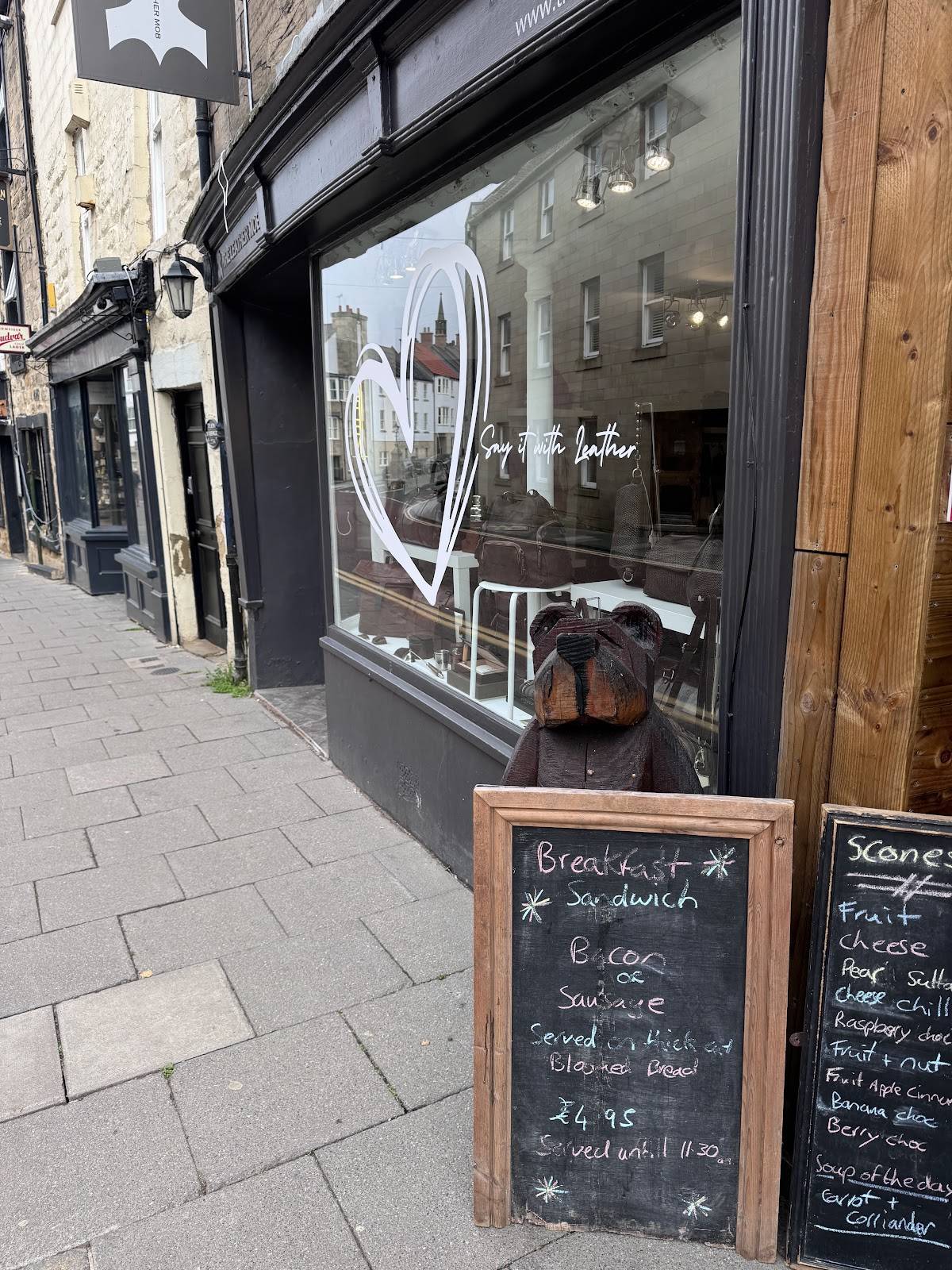Menu at Harry's Bar, Alnwick