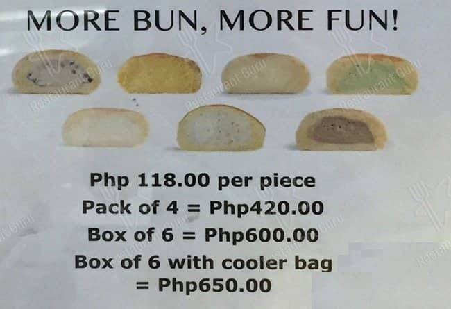 Menu at Hattendo desserts, Pasay