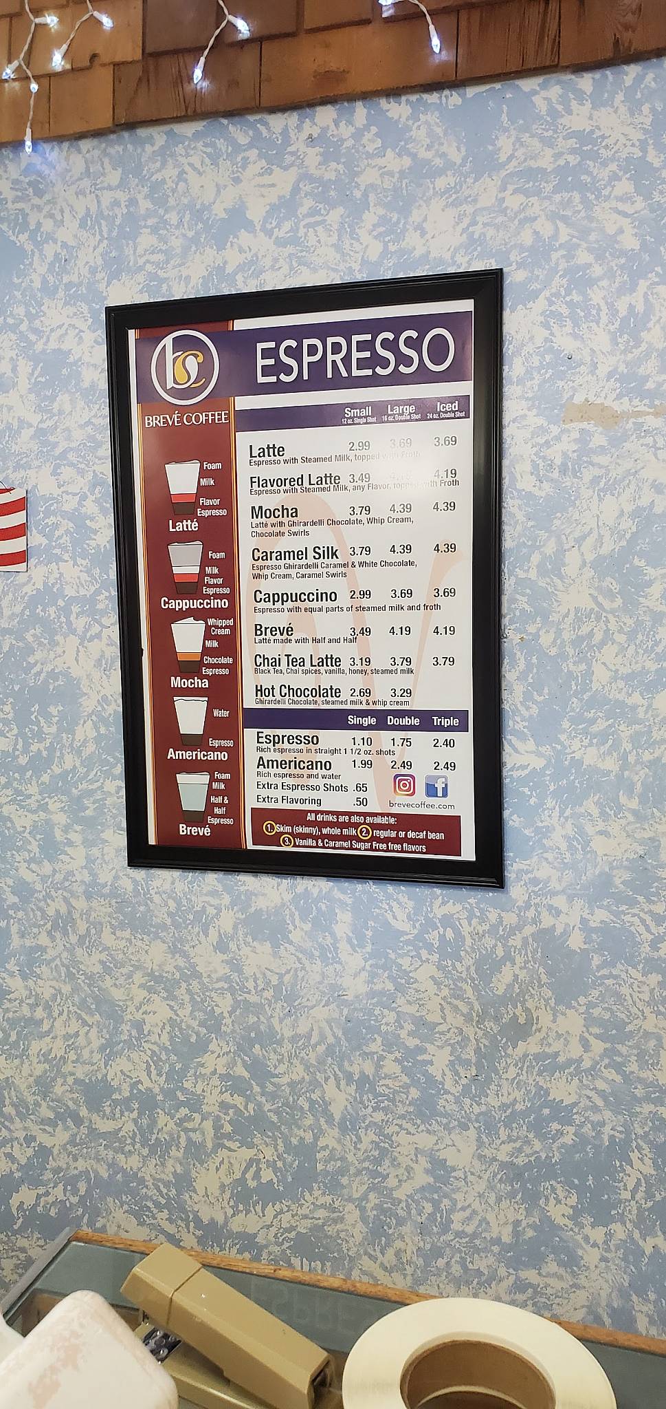 Menu at Helfer's Pastries pizzeria, Florissant