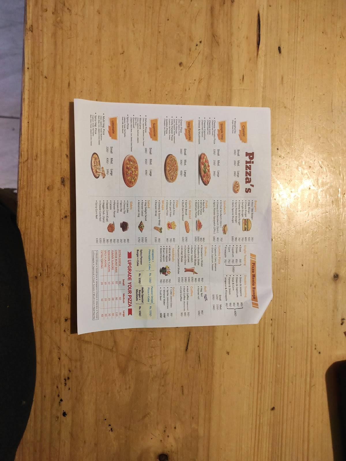 Menu at Hello Food Pizza Restaurant, Pasta Restaurant, Family ...