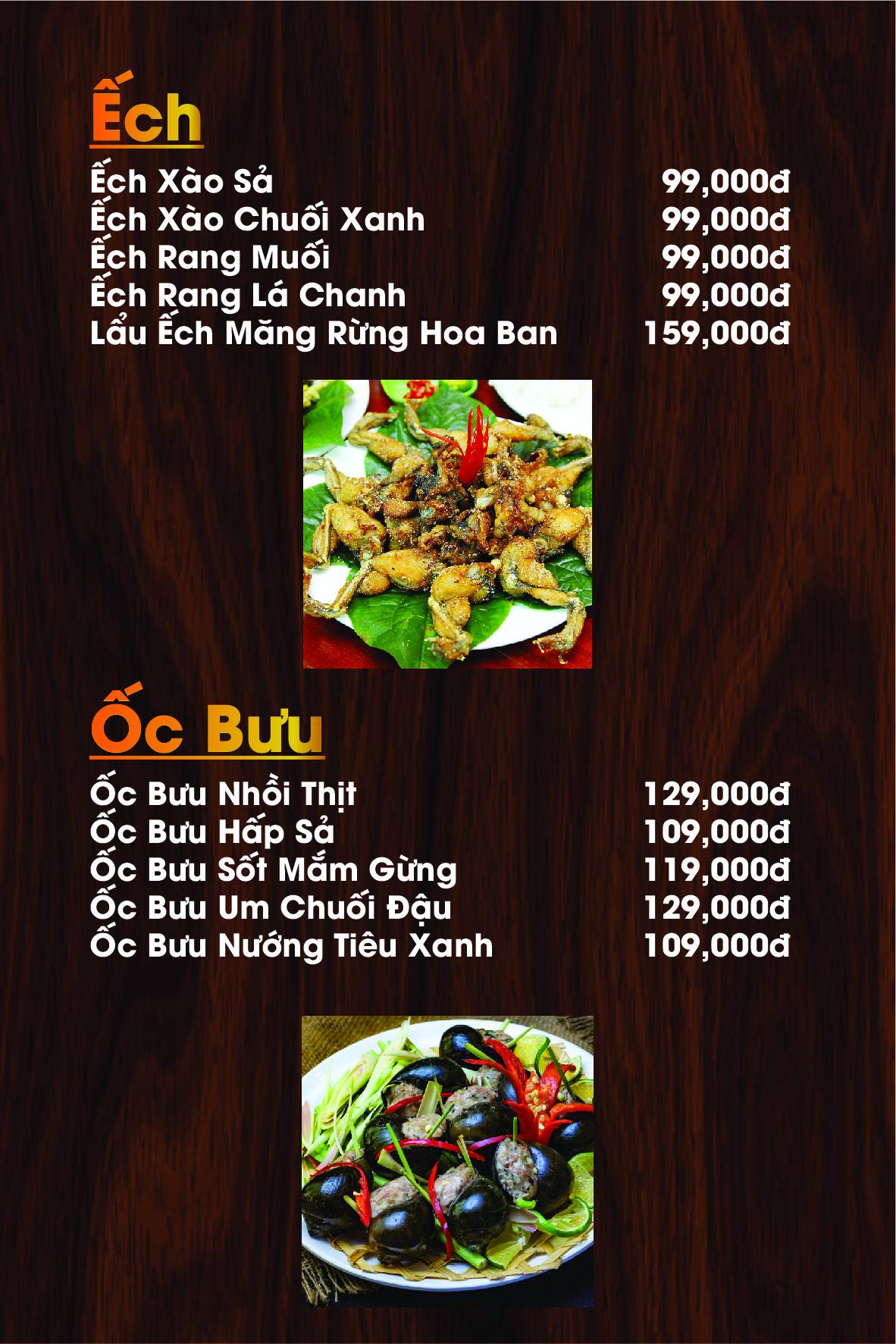 Carta de Hoa Ban Restaurant, Đà Nẵng, Lô 50 Nguyễn Phước Lan
