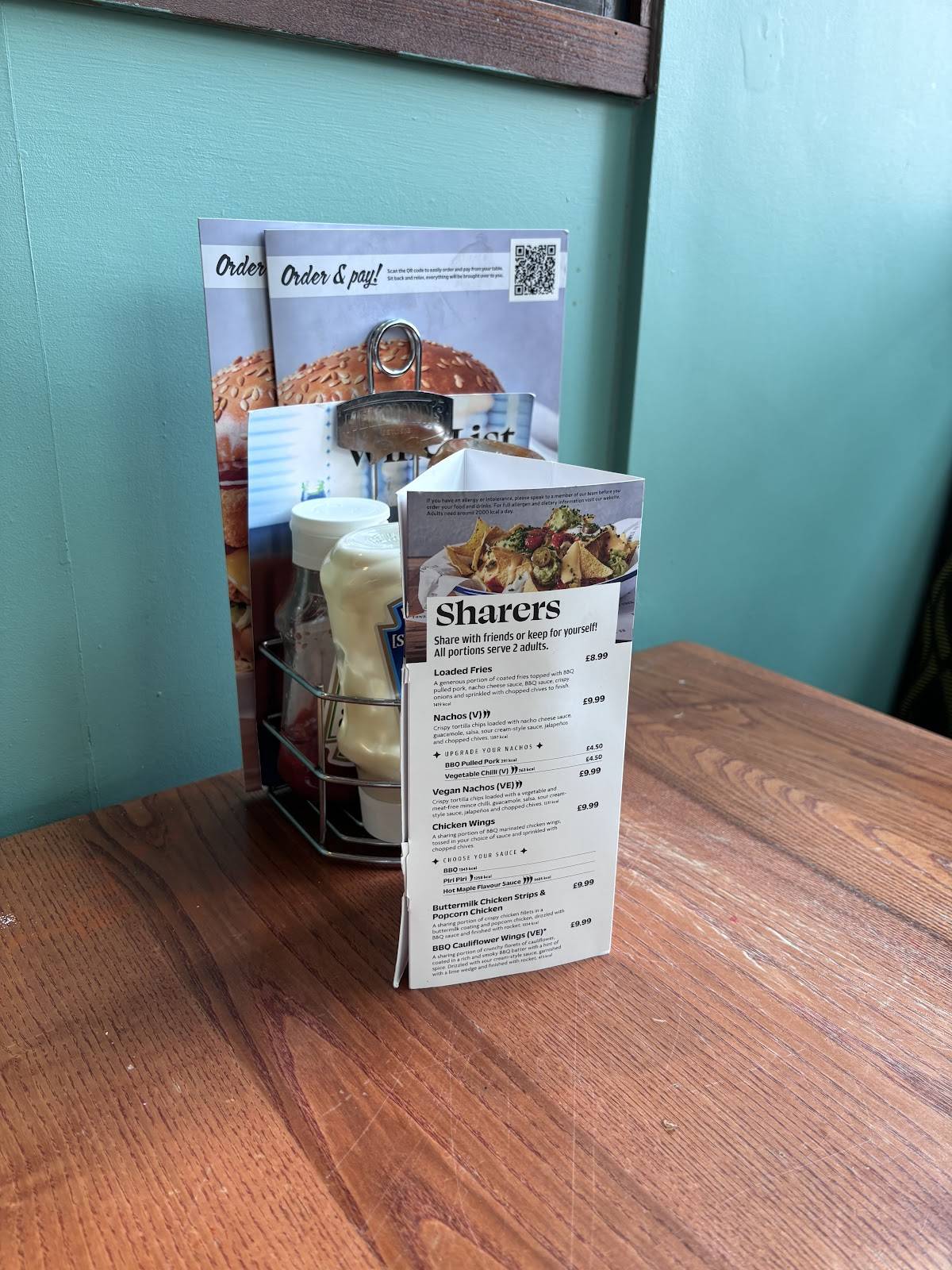 Menu at Hollow Tree pub & bar, Bradley Stoke