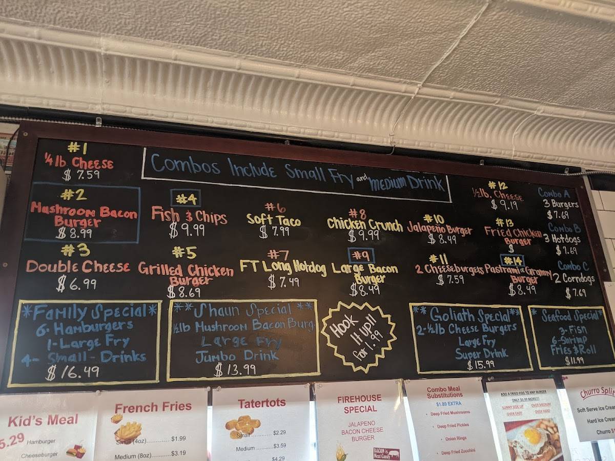 Menu at Hook & Ladder Co restaurant, Salt Lake City