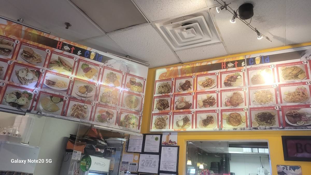 Menu at Hot & Cold restaurant, Springfield