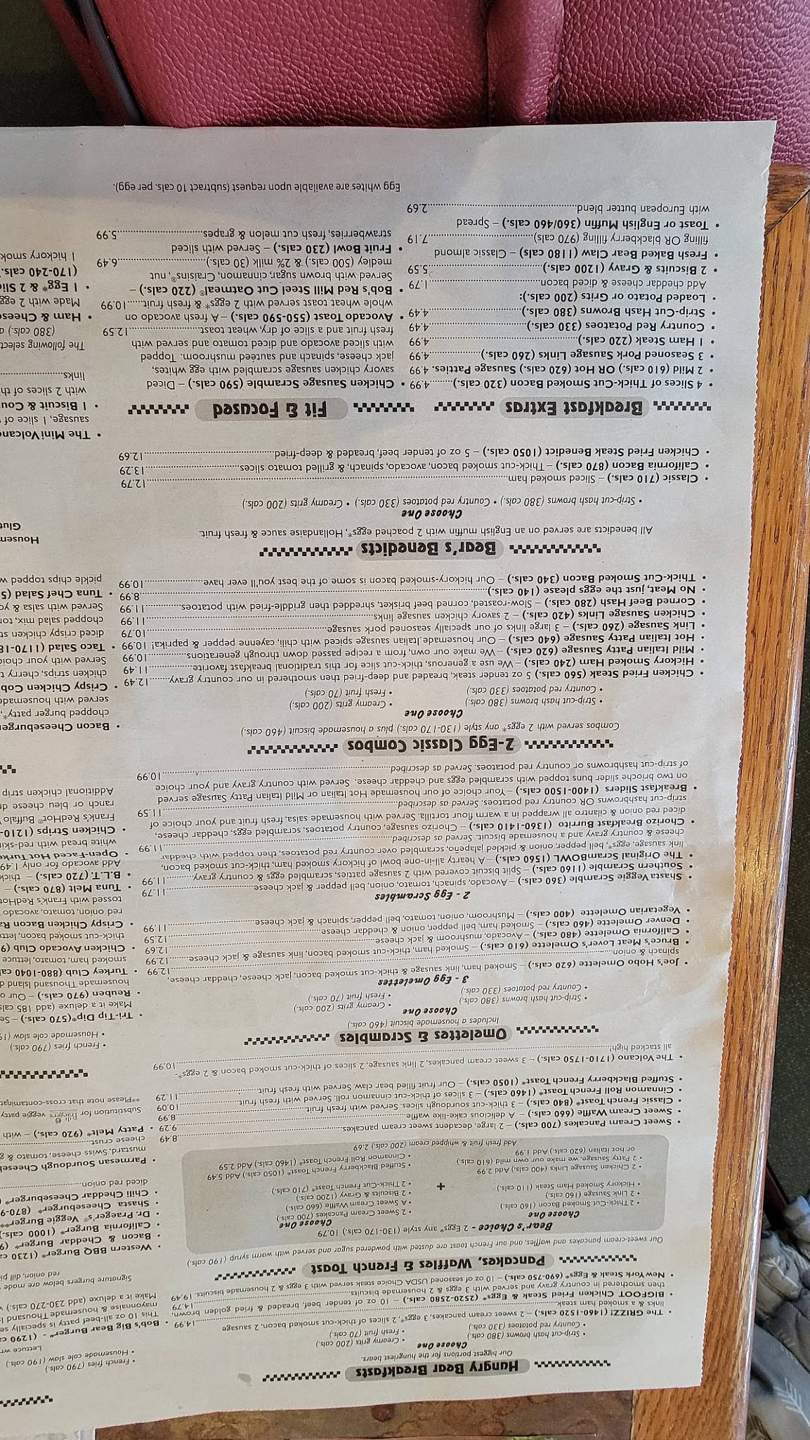 Menu at Black Bear Diner restaurant, Katy, Katy Fwy #900
