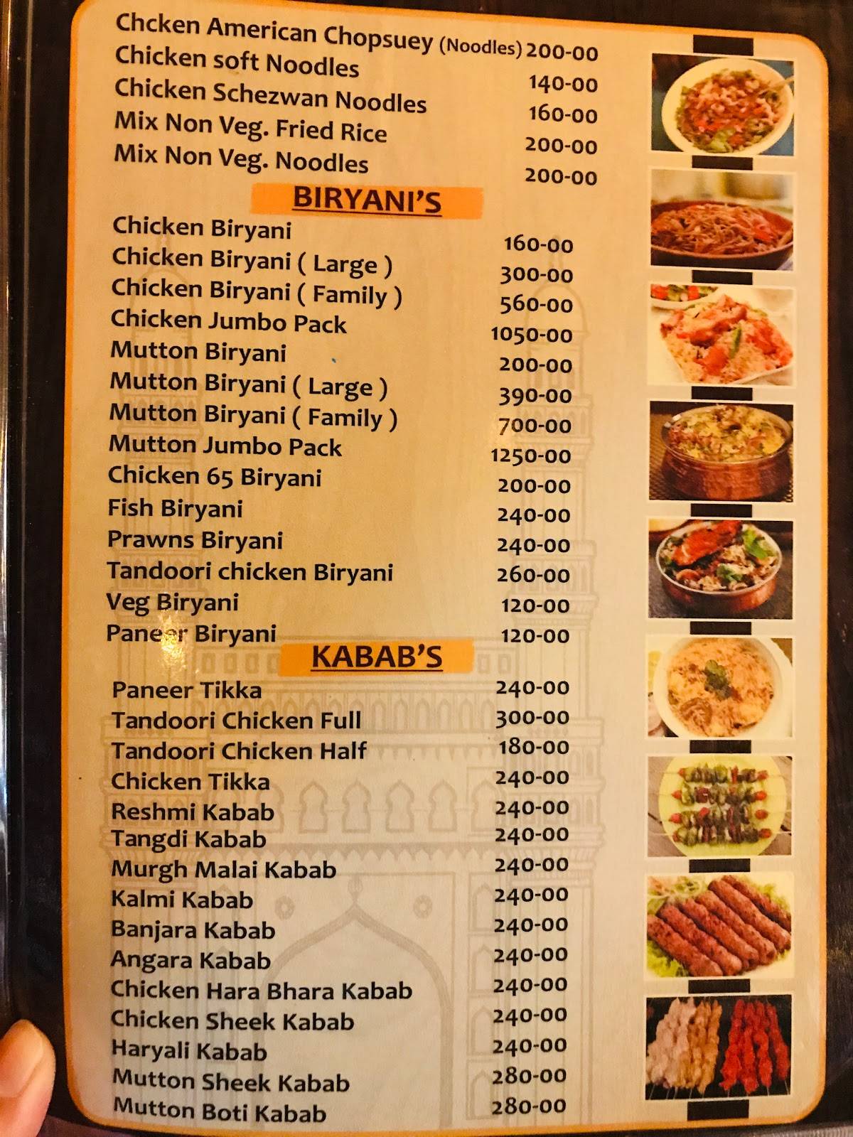 Menu at Hyderabad Street Kitchen, Hyderabad