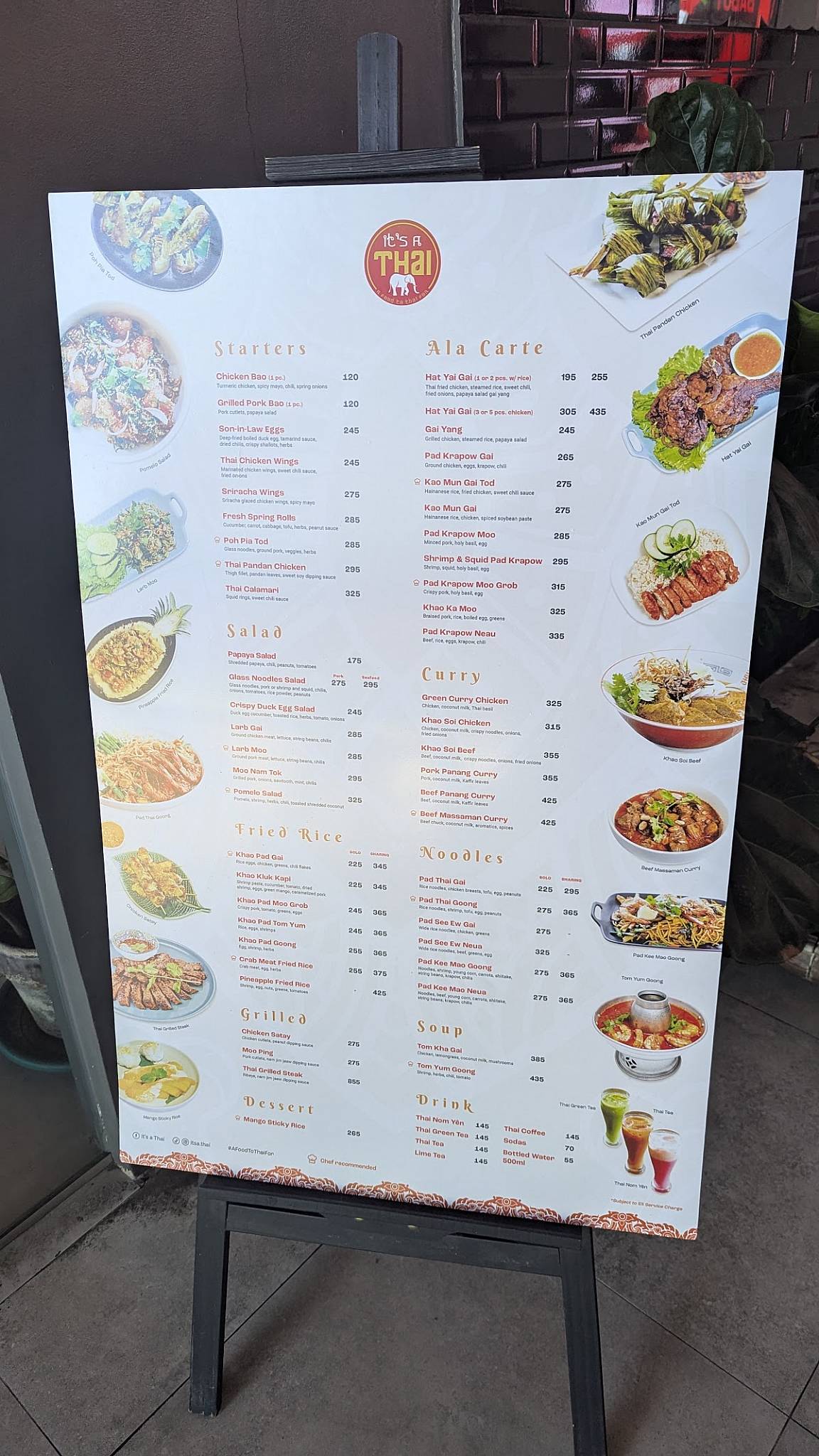 Menu at It's a Thai - Calamba restaurant, Calamba