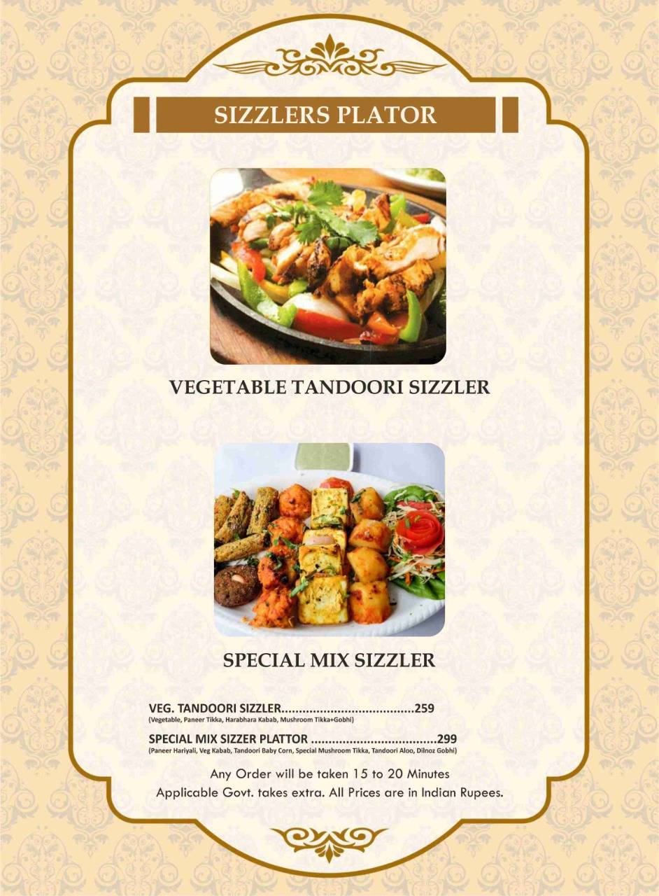 Menu at JANNAT CAFE & RESTAURANT, Jhusi