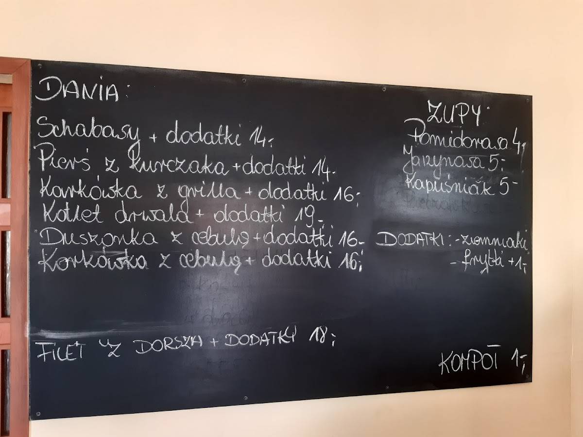 Menu at Jadłodajnia "Polska Micha" restaurant, Zielonka