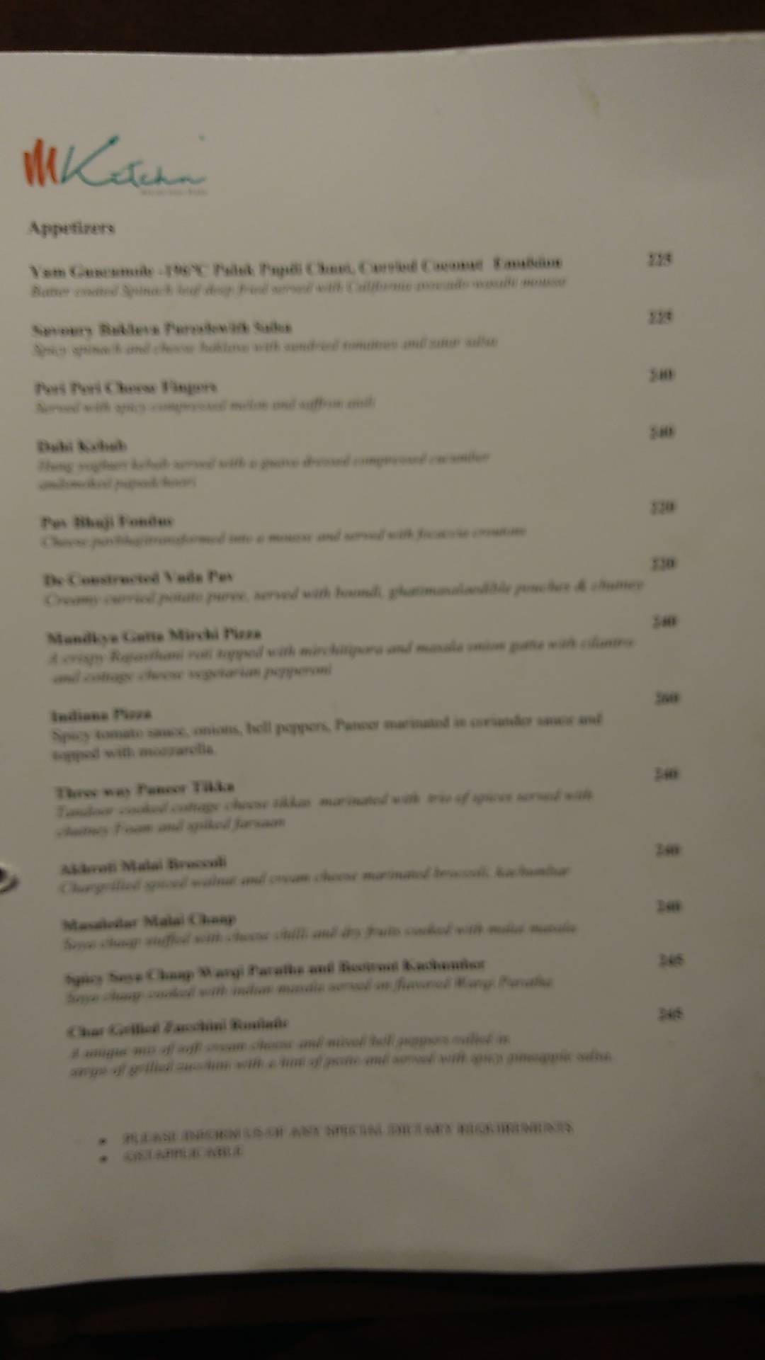 Menu at The Robot Restaurant: India's first AI Based Robotic Restaurant ...