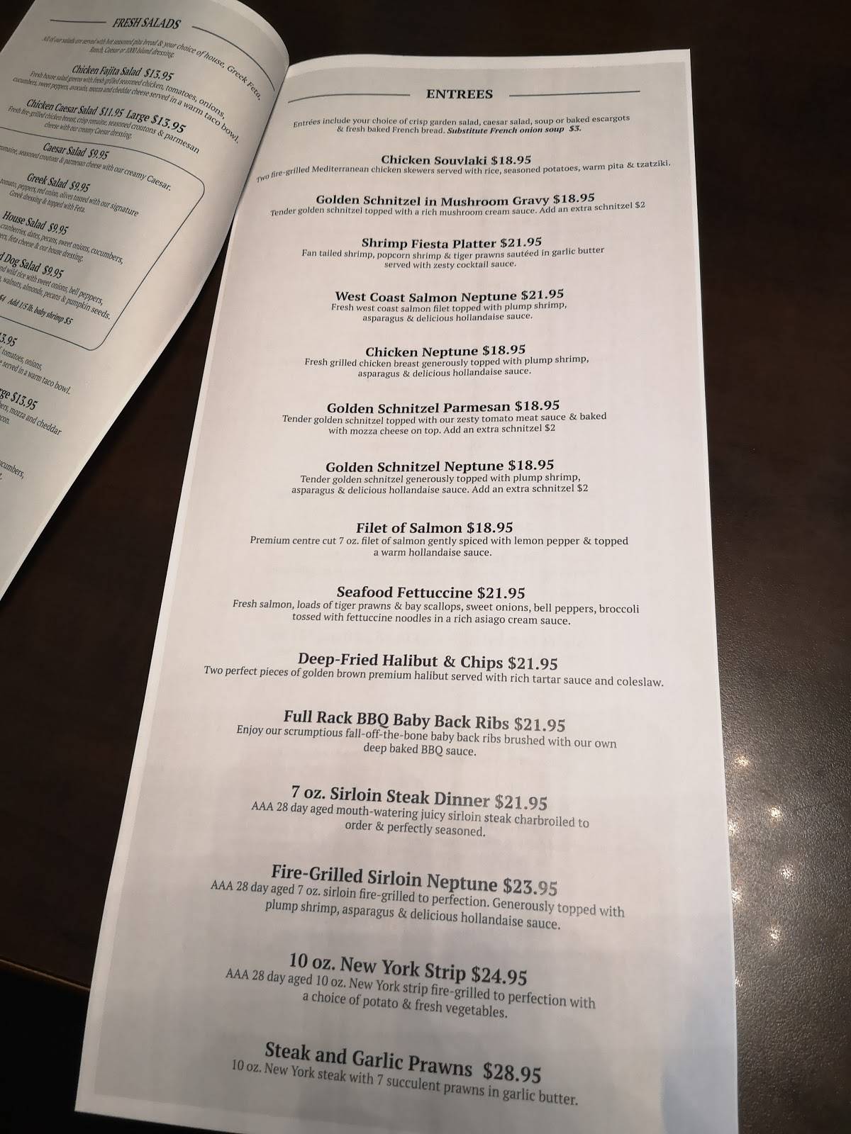 Menu at Jimmy J'S Grill restaurant, Chilliwack