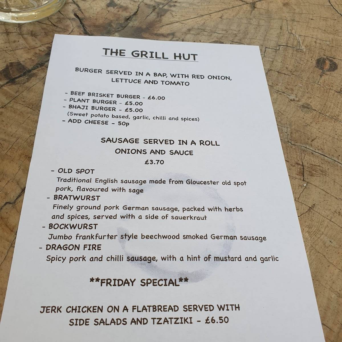 Menu at Jolly Brewmaster pub & bar, Cheltenham
