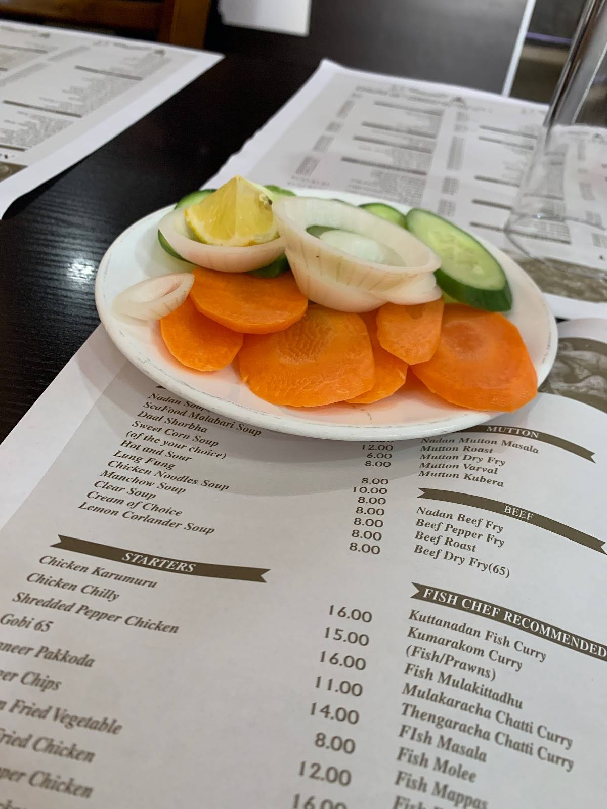 Menu at Juice Karak Raqaq cafeteria, Al Ain