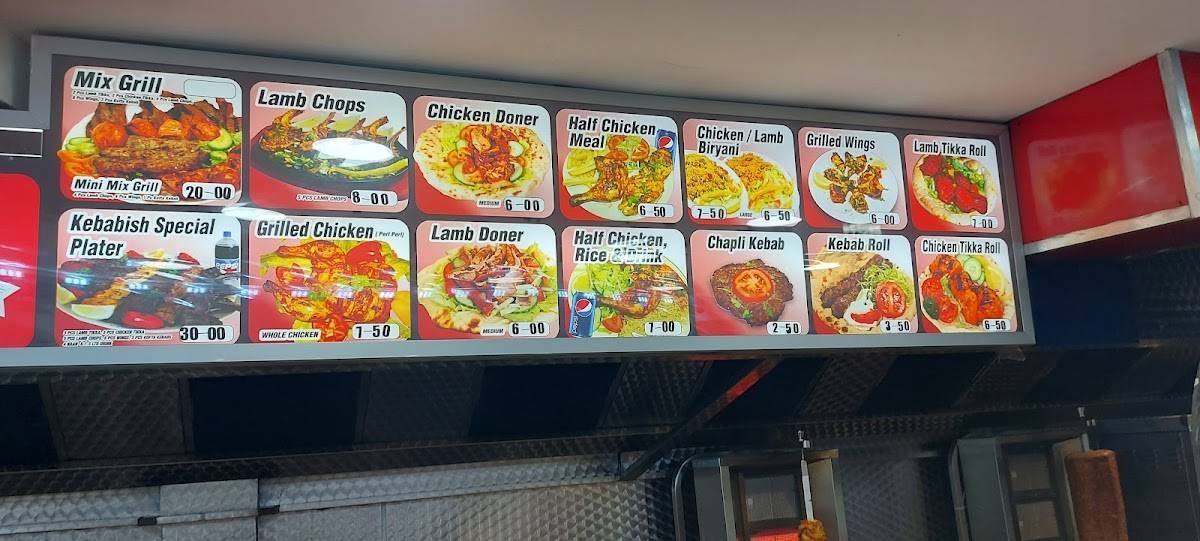 Menu at K.O - Kebabish Original, Rainham, Rainham