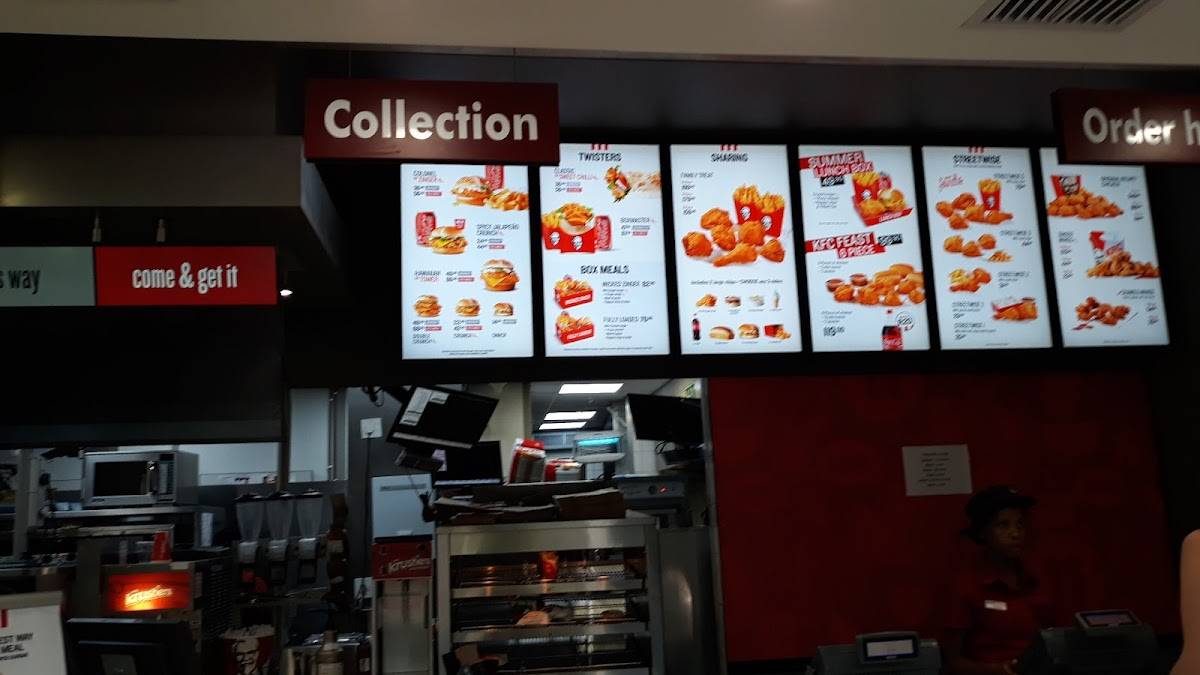 Carta del restaurante KFC Matlosana Mall, Matlosana