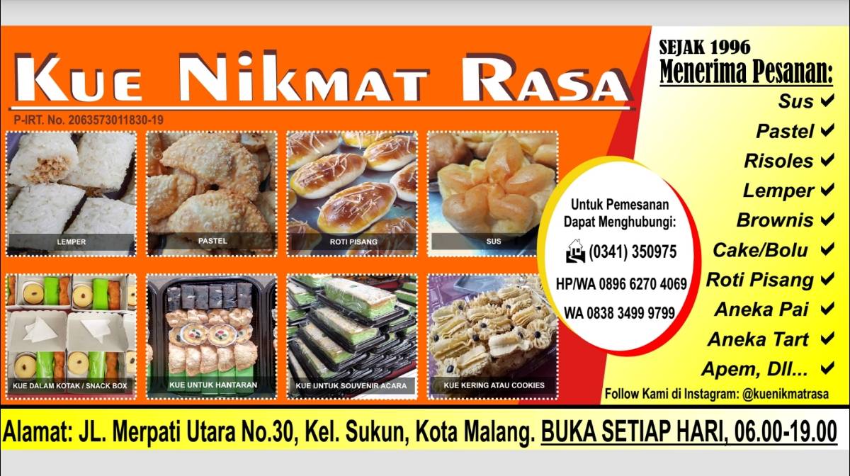 Menu at KUE NIKMAT RASA, Malang