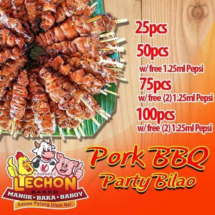 Carta del restaurante KUMPARES BAKED LECHON MANOK - LABO CAMARINES ...