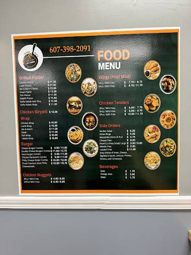 Menu at Kalash kitchen restaurant, Horseheads