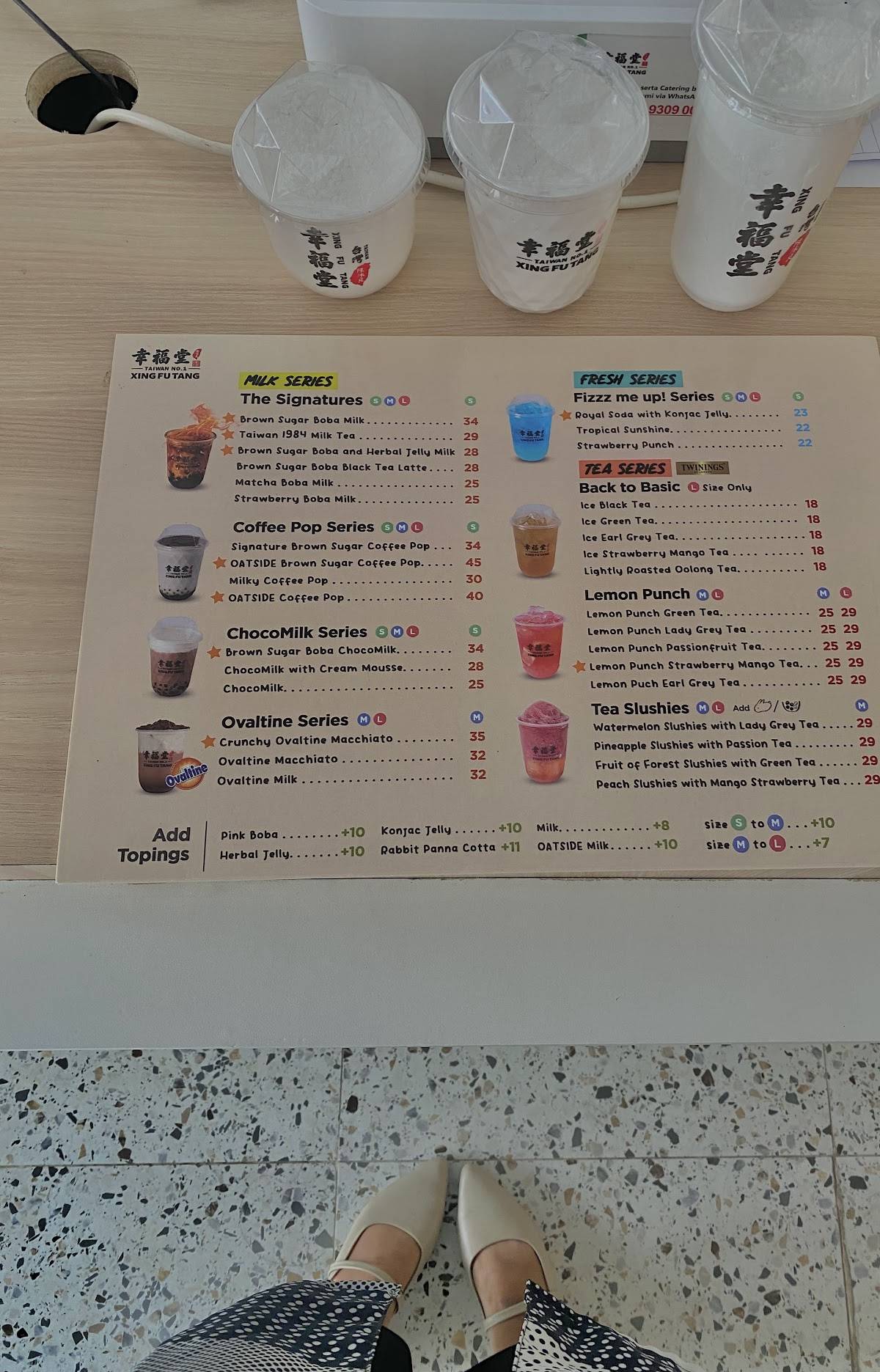 Menu at Kalis Donuts and Coffee fast food, Yogyakarta