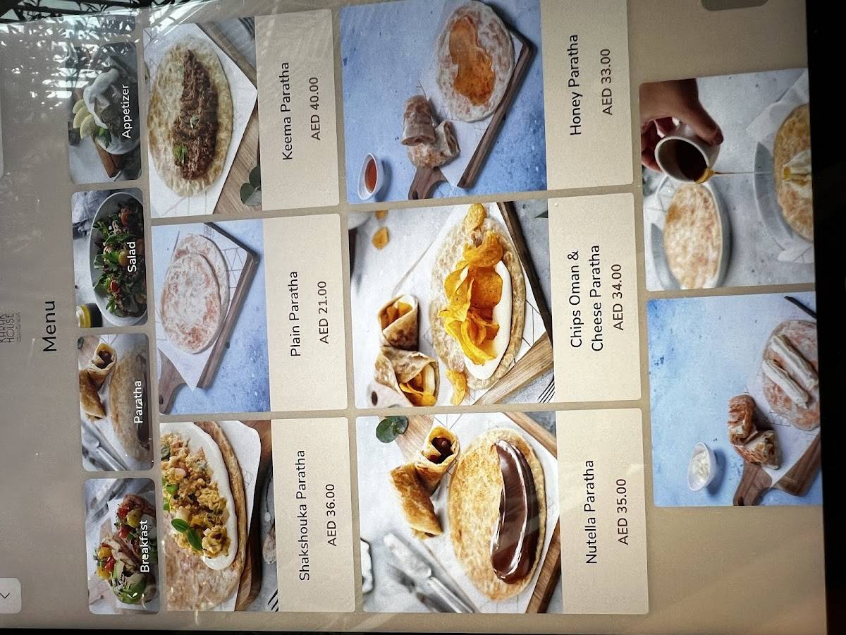 Menu at Karak House Restaurant, Dubai, Sheikh Mohammed bin Rashid Blvd