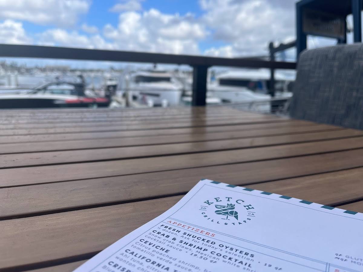 Menu at Ketch Grill and Taps pub & bar, San Diego, Shelter Island Dr