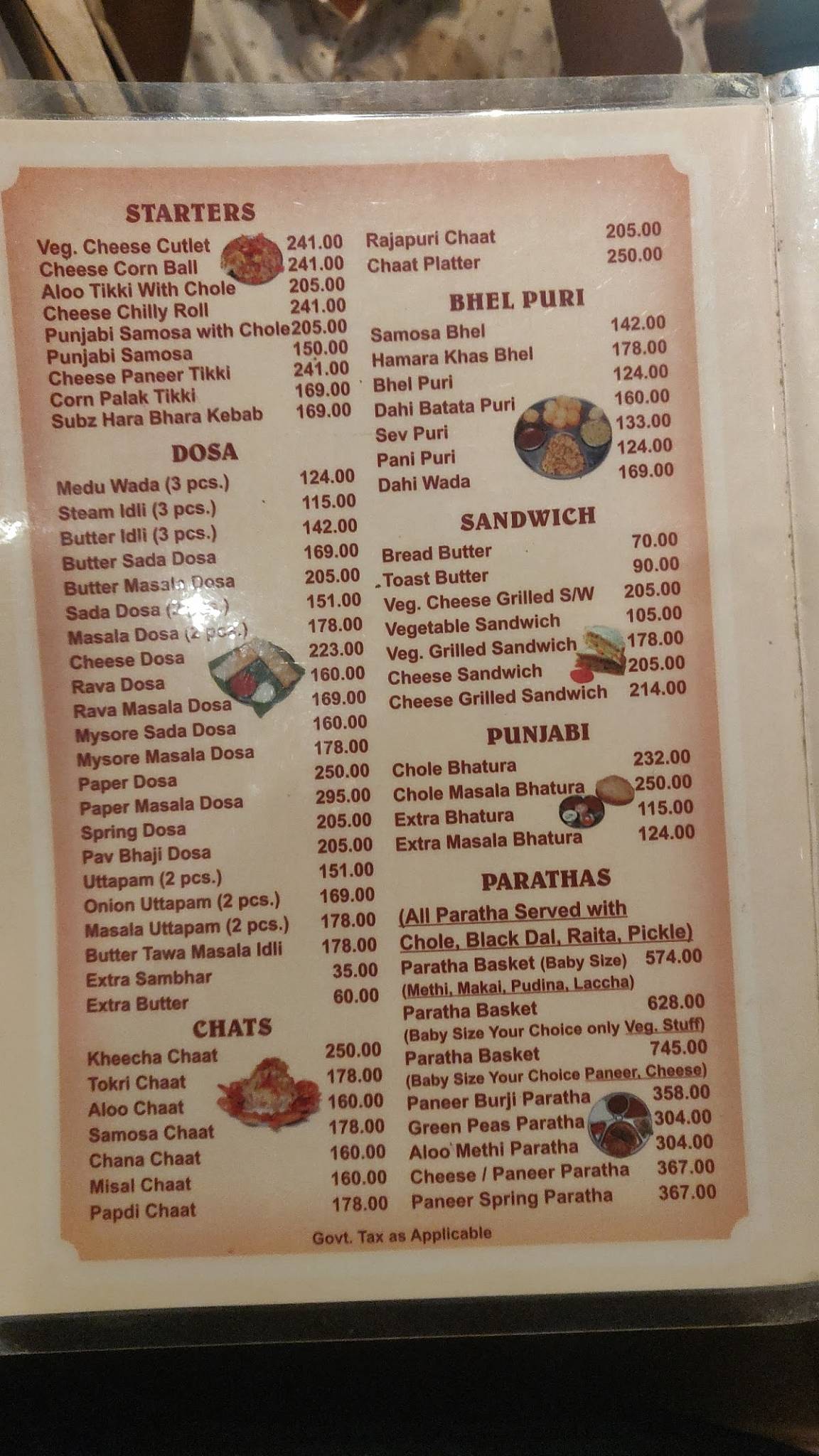 Menu at Khaasiyat The Paratha House, Mumbai, 21
