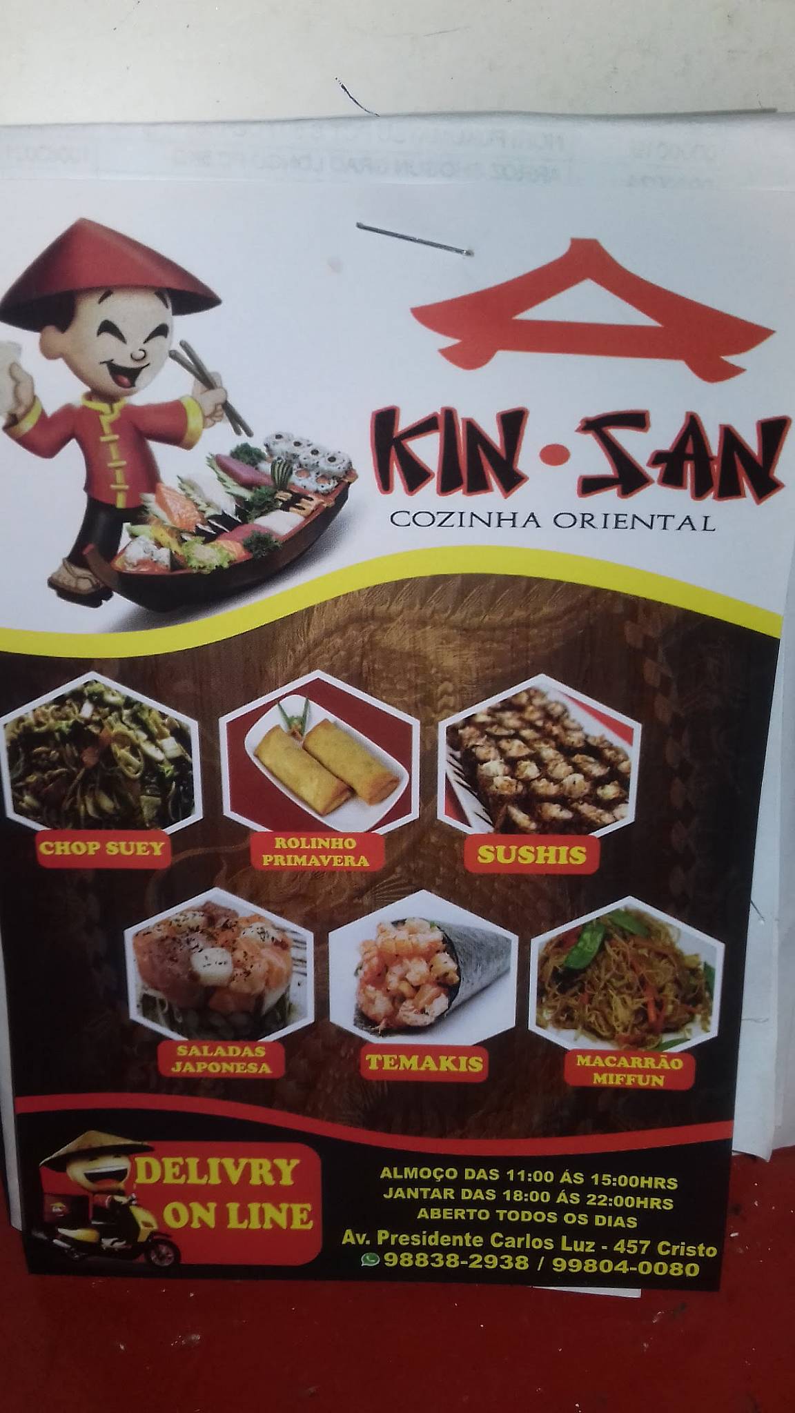 Menu em Kin San Sushi restaurante, João Pessoa, R. Pres. Carlos Luz