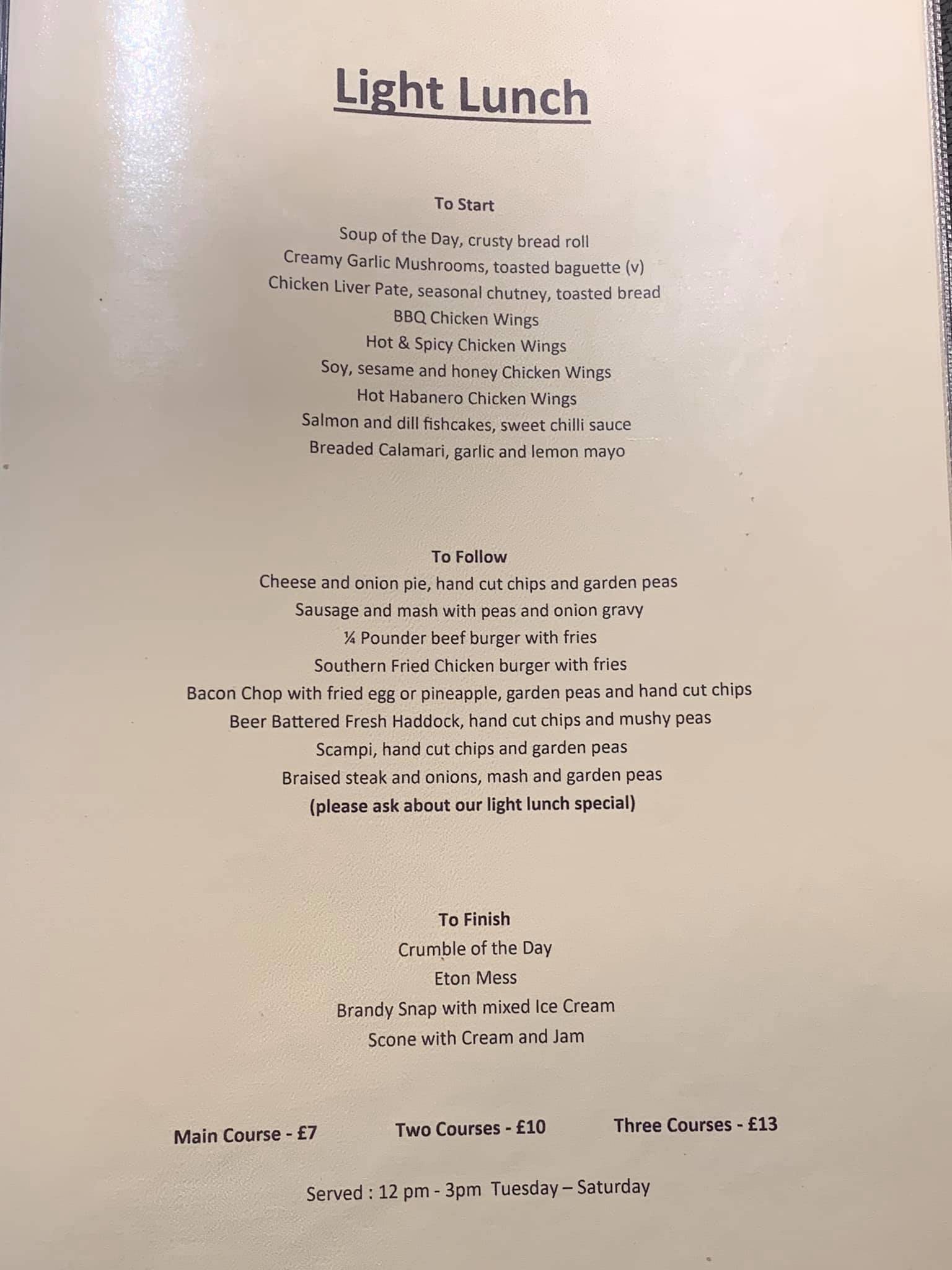 Menu at Kings Arms pub & bar, Oldham, Grains Bar
